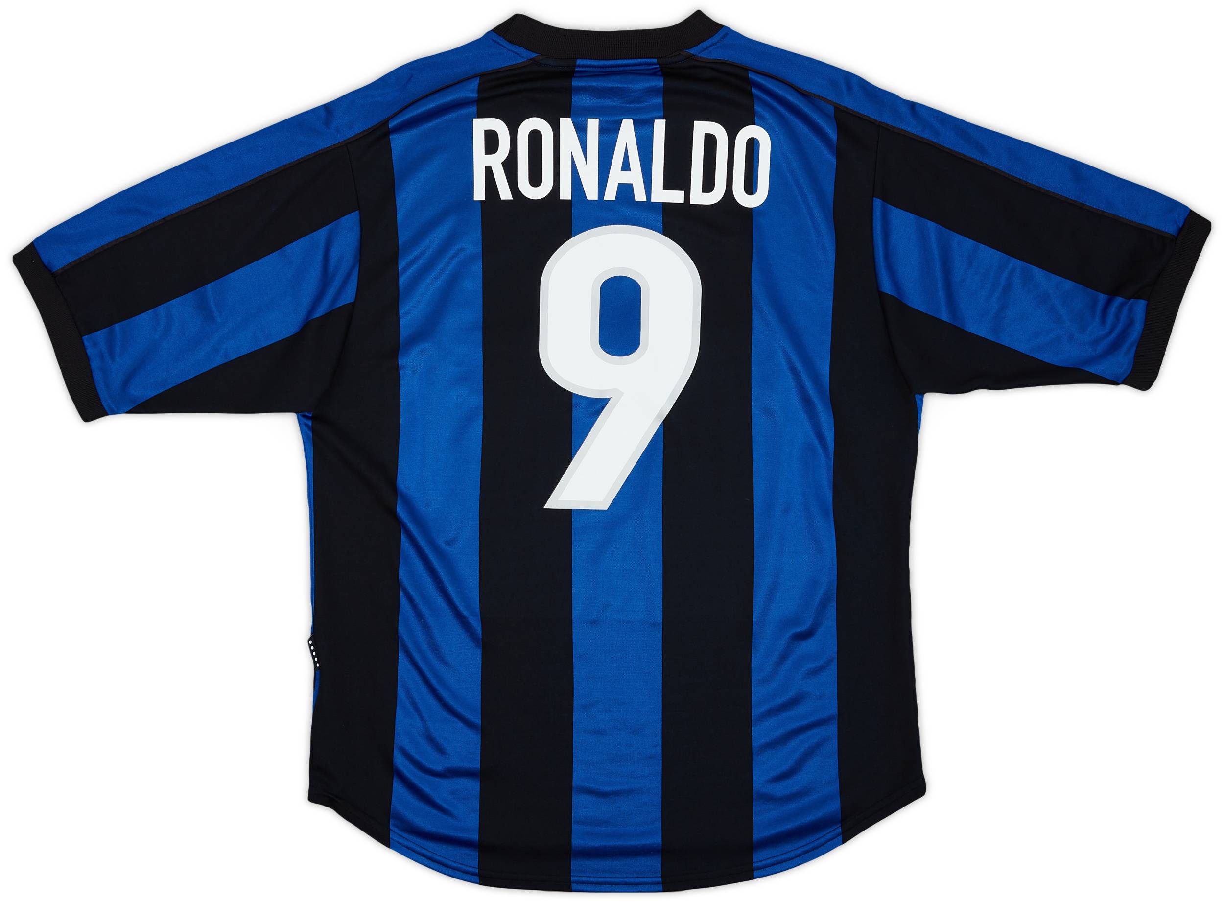1999-00 Inter Milan Home Shirt Ronaldo #9 - 9/10 - (M)