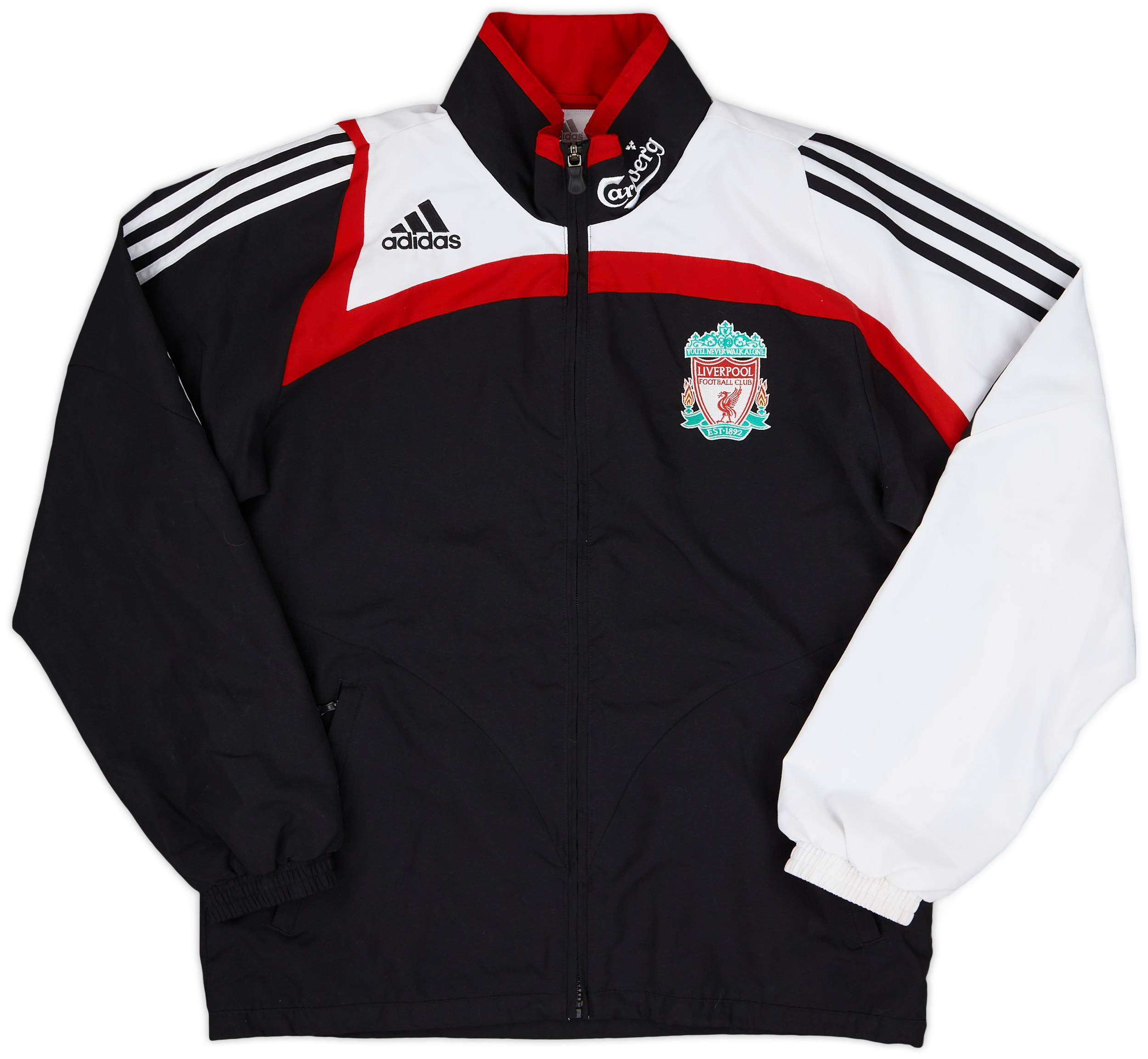 2007-08 Liverpool adidas Track Jacket - 9/10 - (S)