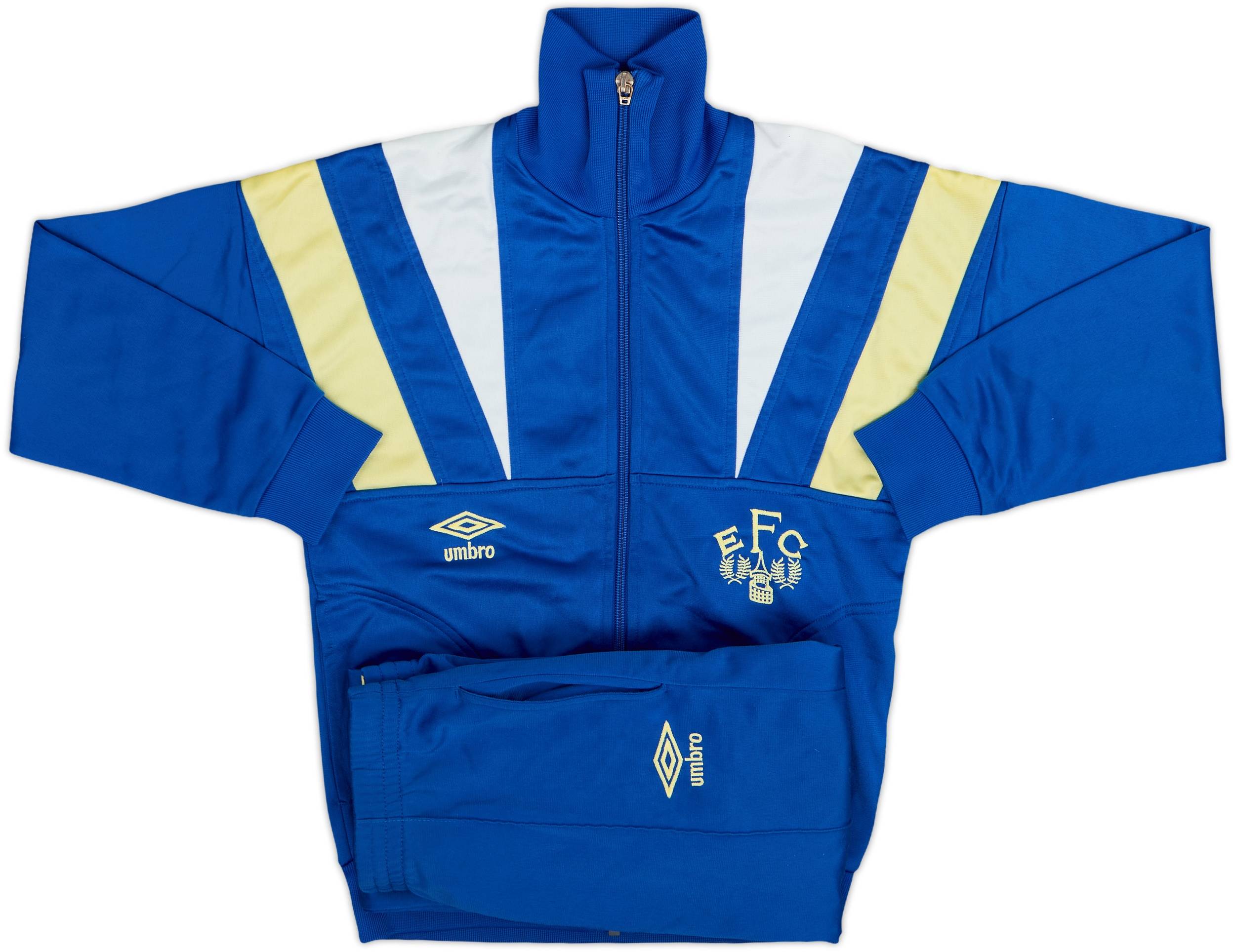 1988-90 Everton Umbro Tracksuit - 8/10 - (M.Boys)