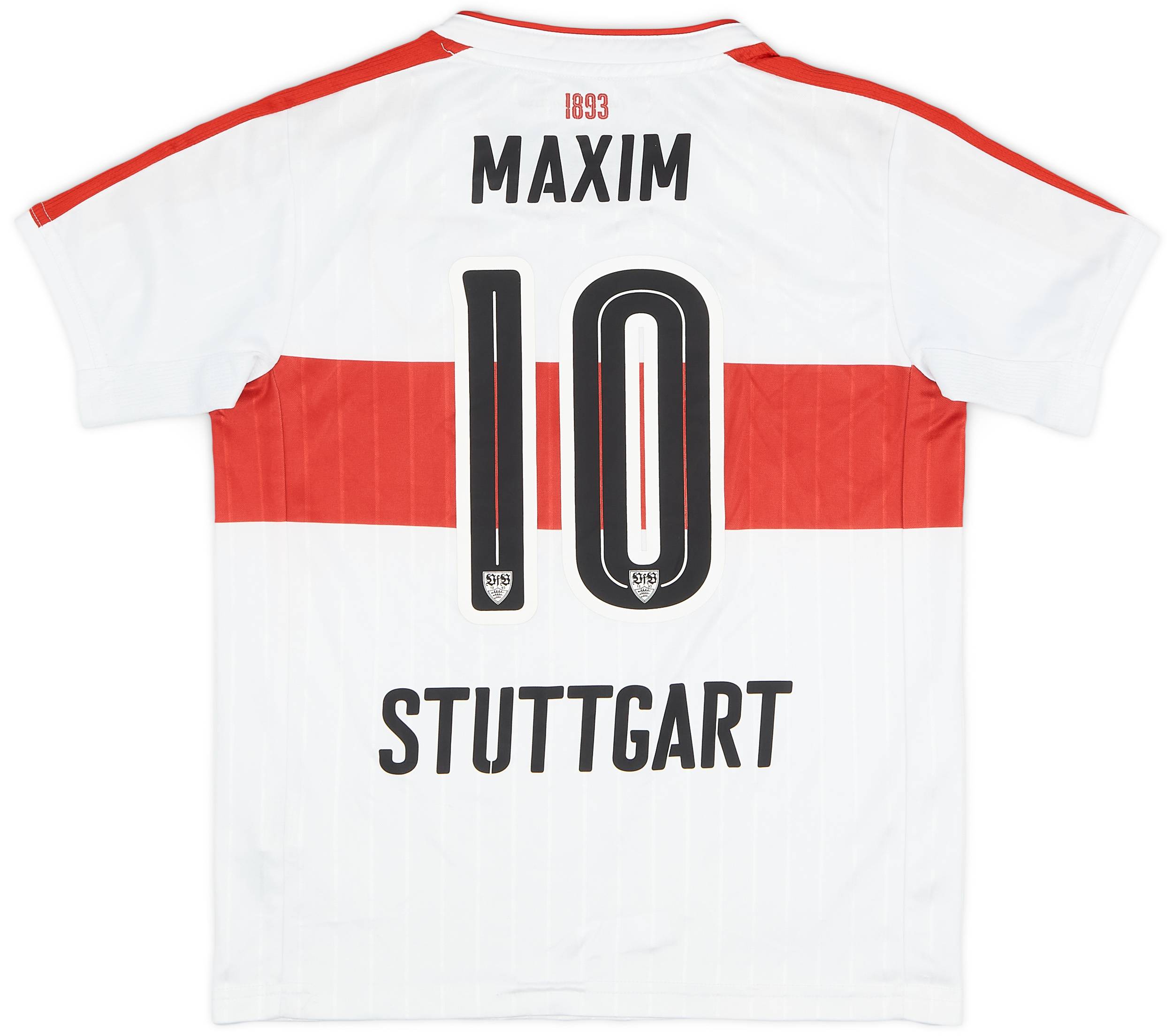2016-17 Stuttgart Home Shirt Maxim #10 - 7/10 - (L.Boys)