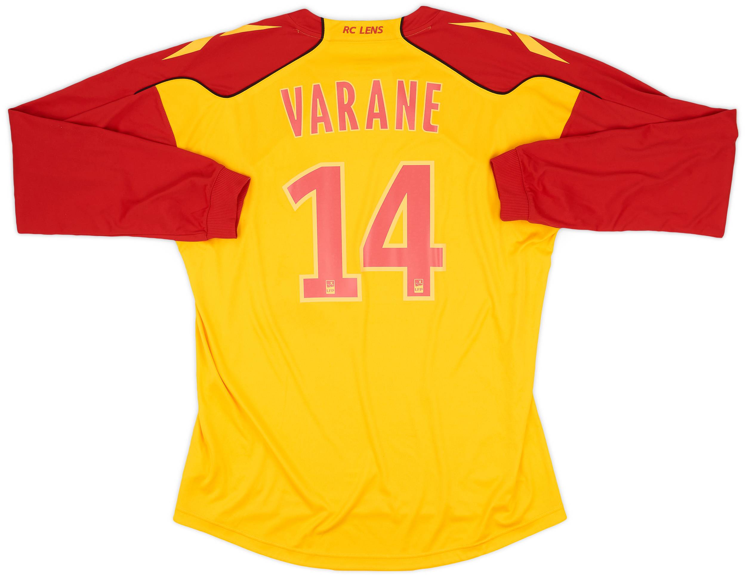 2010-11 Lens Home L/S Shirt Varane #14 - 8/10 - (XL)