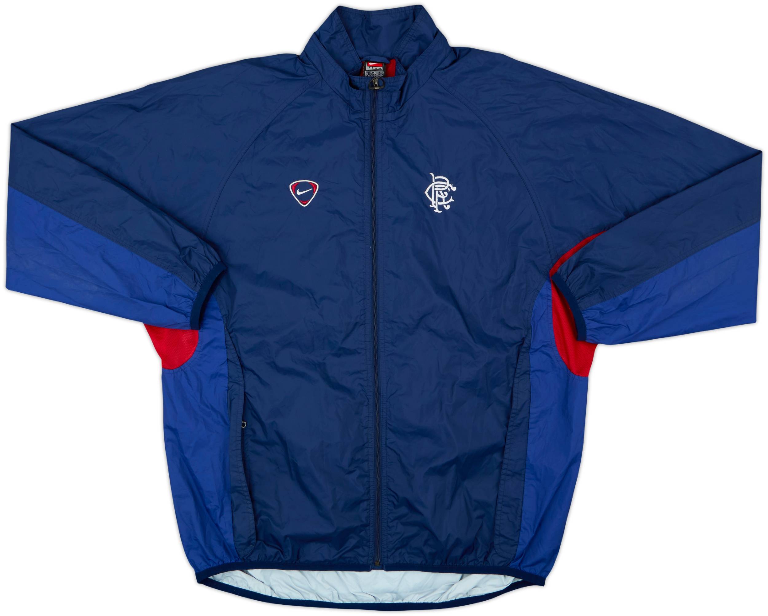 2000-01 Rangers Nike Rain Jacket - 8/10 - (XL)
