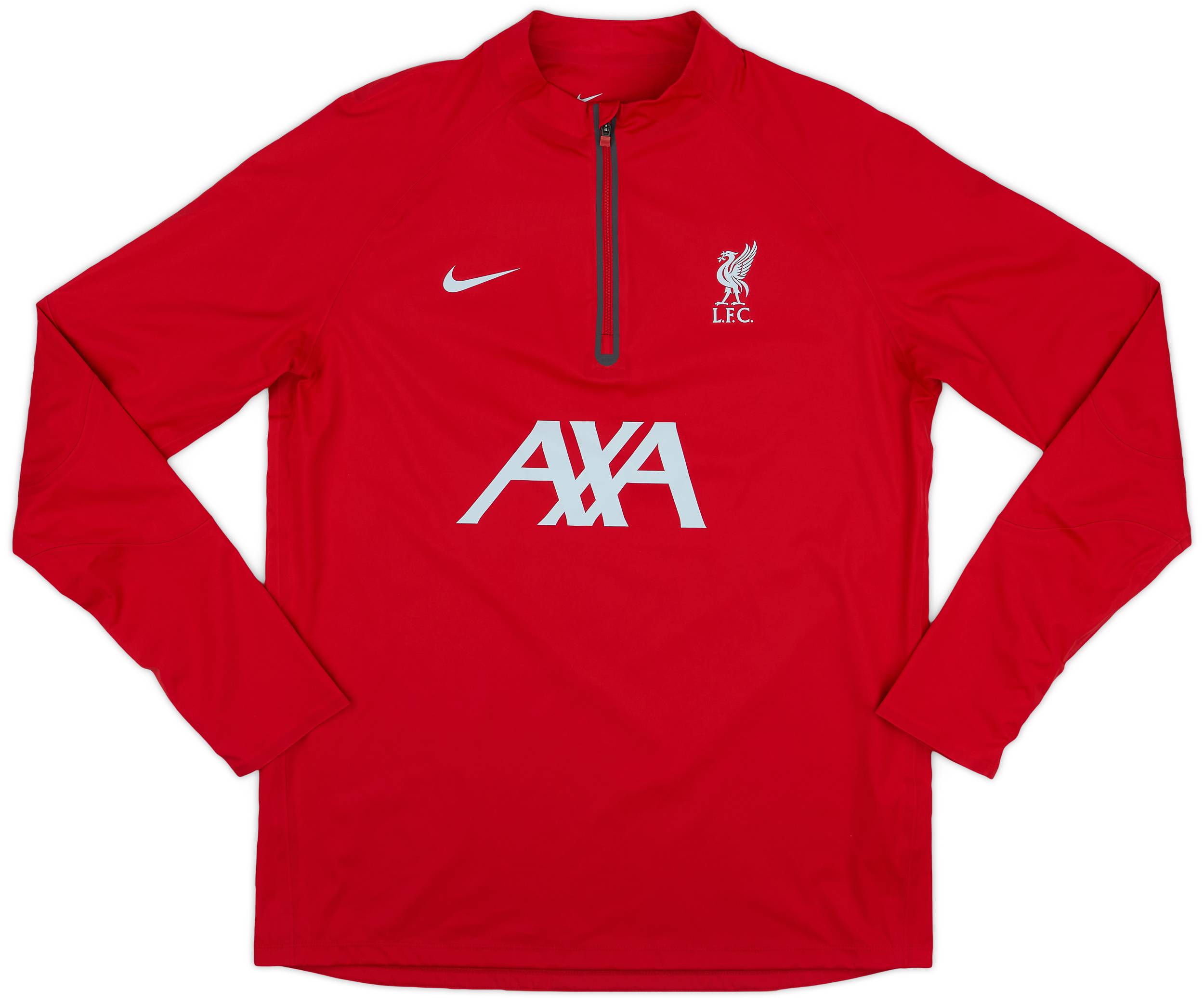 2023-24 Liverpool Player Issue 1/4 Zip Drill Top - 9/10