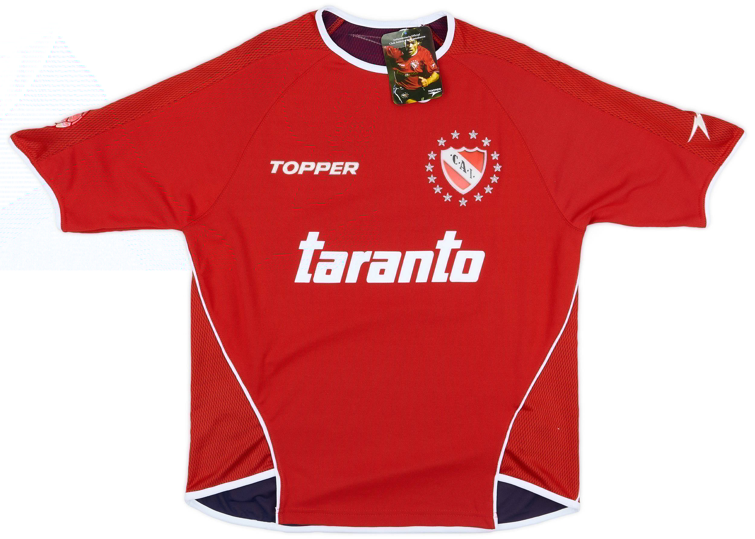 2003-04 Independiente Topper Reissue Home Shirt