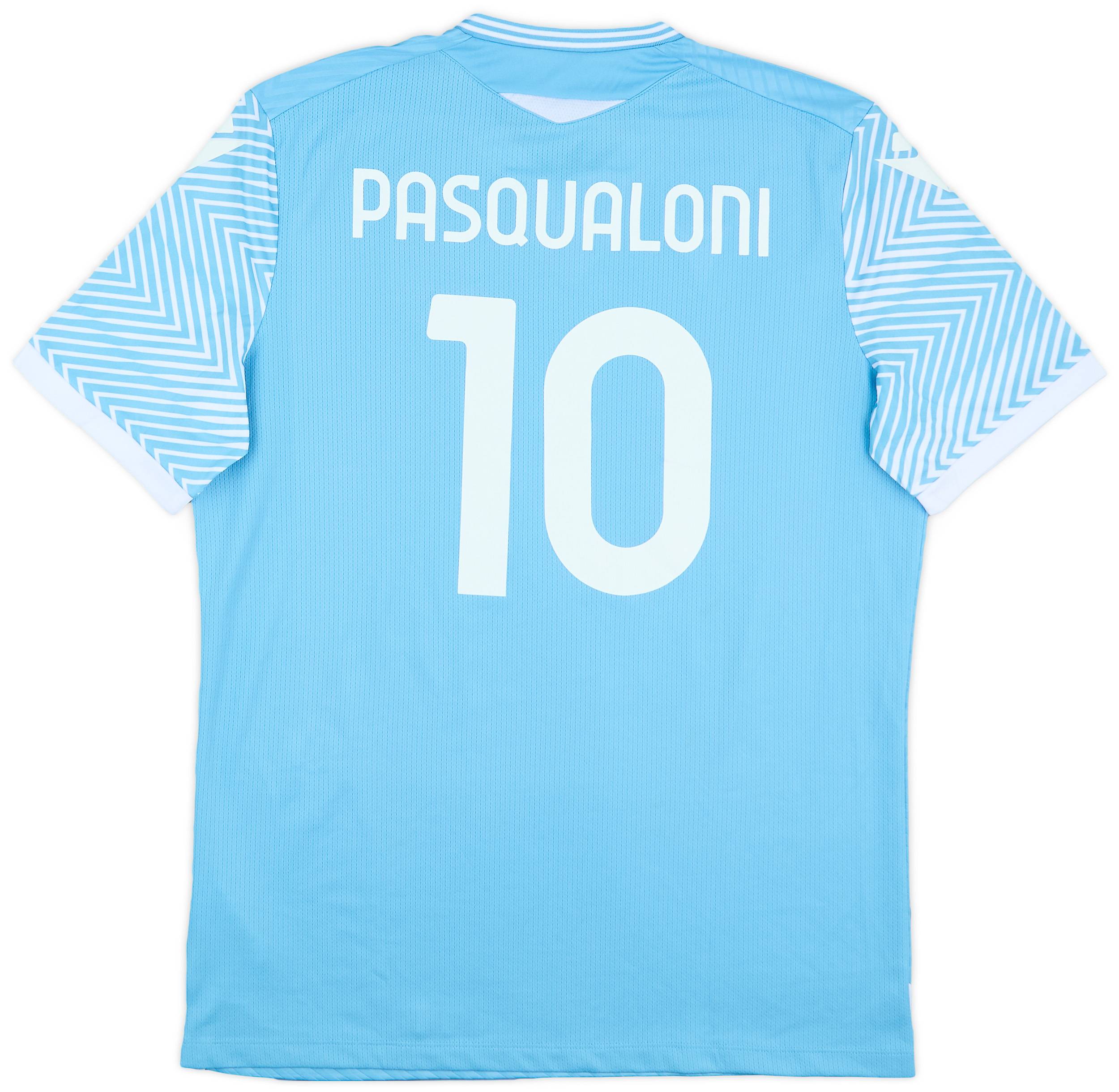 2021-22 Lazio C8 Macron Home Shirt Pasqualoni #10 - 9/10 - (XL)