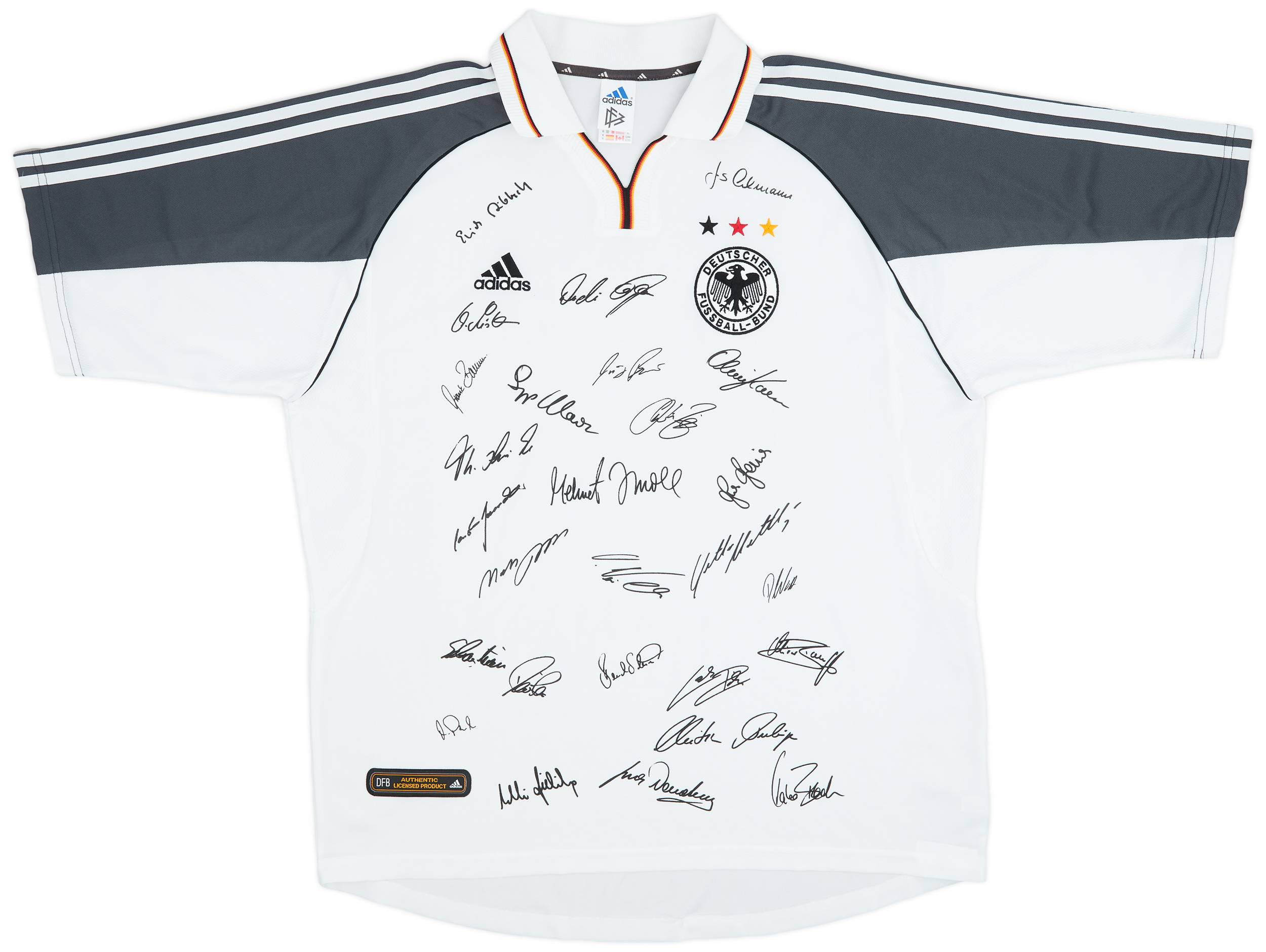 2000-02 Germany 'Signed' Home Shirt - 9/10 - (XL)