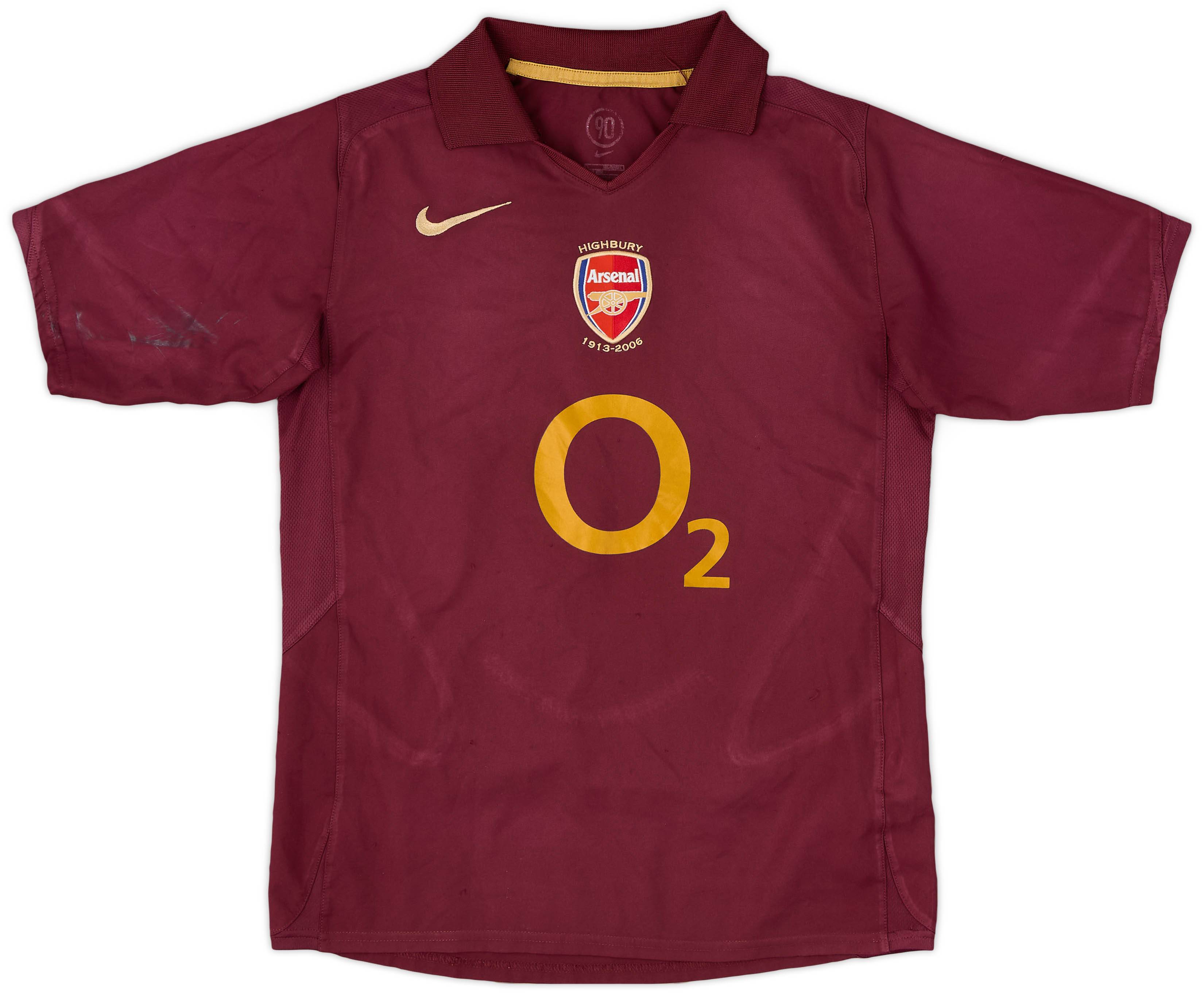 2005-06 Arsenal Home Shirt - 5/10 - (L.Boys)