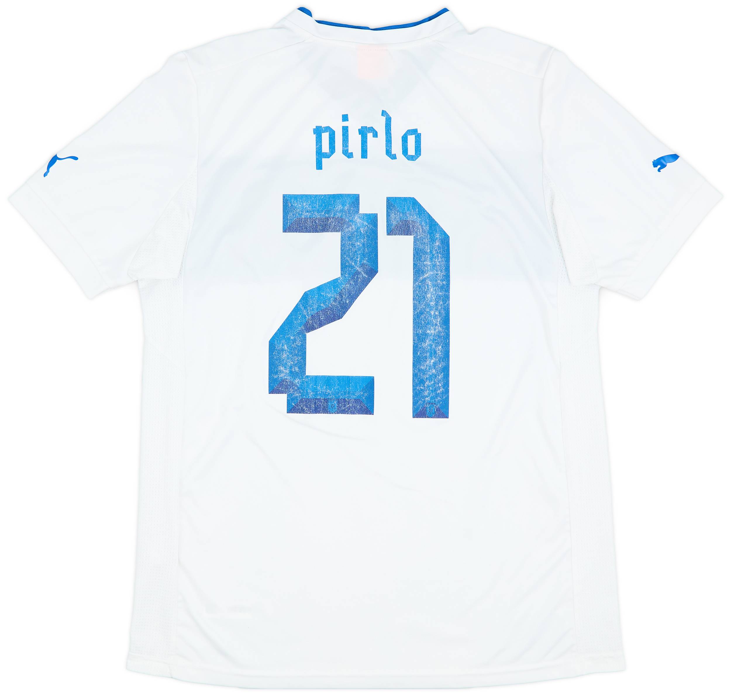 2012-13 Italy Away Shirt Pirlo #21 - 4/10 - (XL)