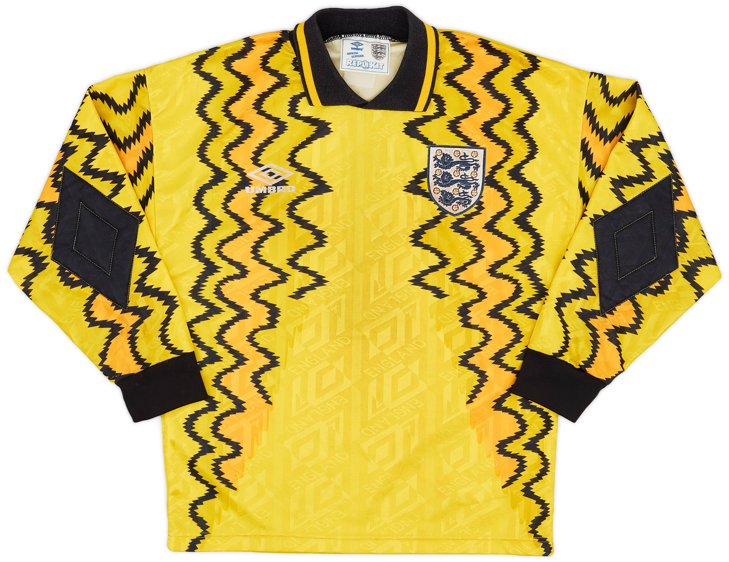 1992-94 England GK Shirt #1 - 8/10 - (Y)