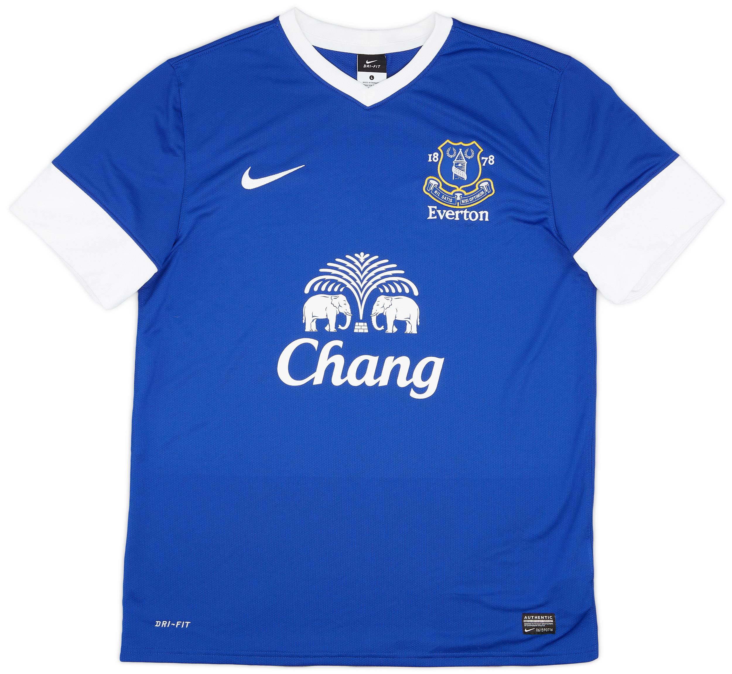 2012-13 Everton Home Shirt - 10/10 - (L)