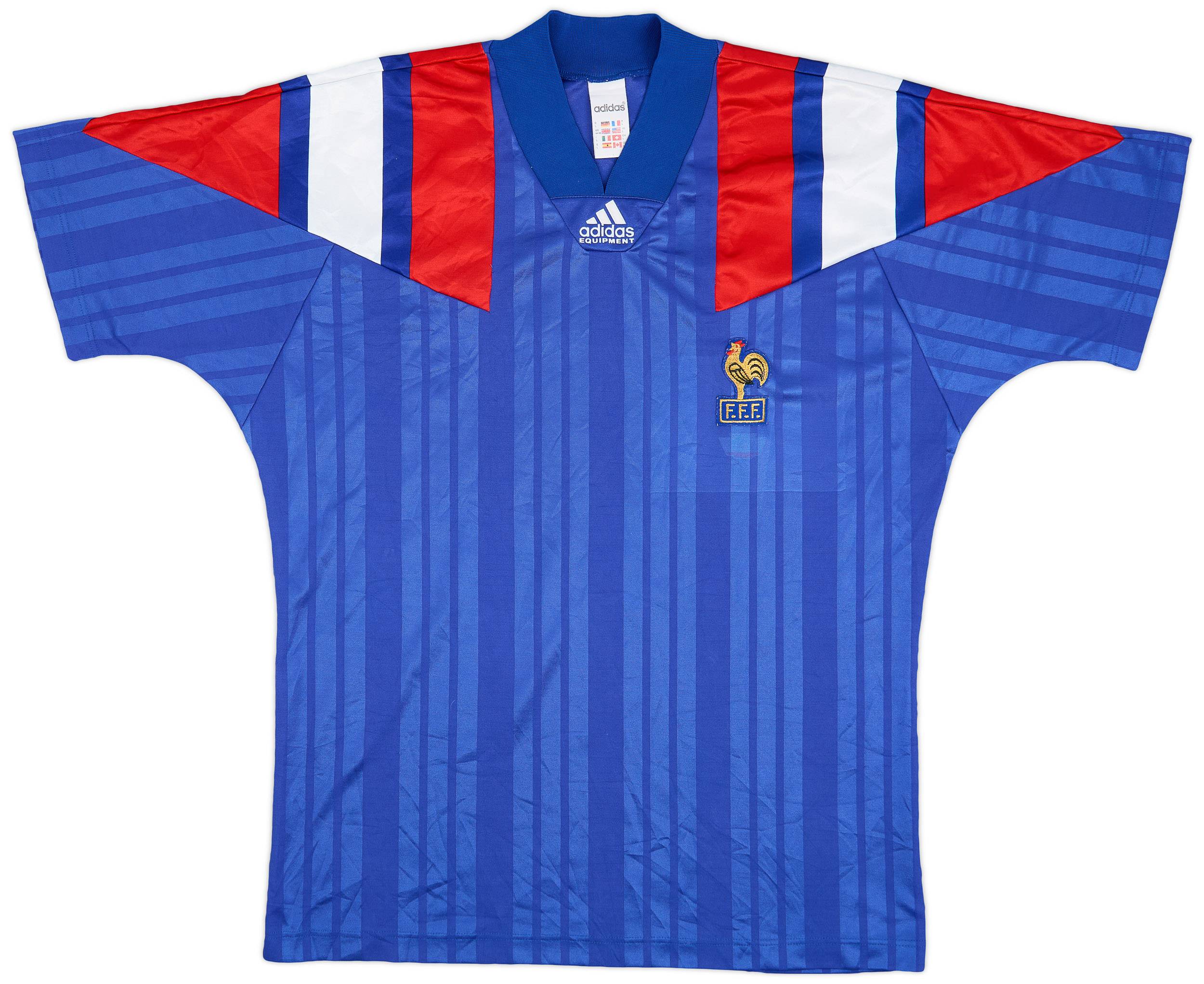 1992-94 France Home Shirt - 8/10 - (L/XL)
