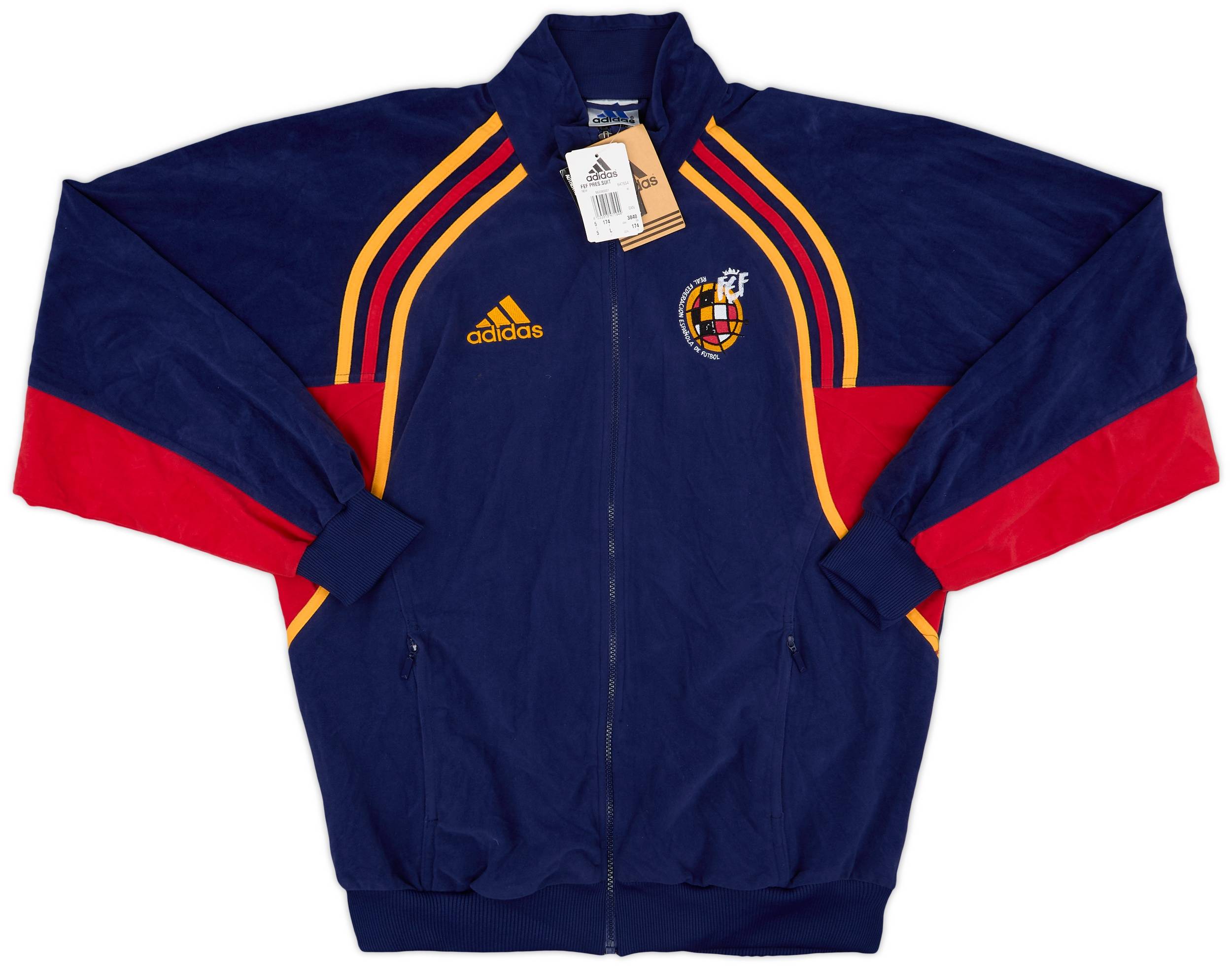 2000-02 Spain adidas Track Jacket (M)
