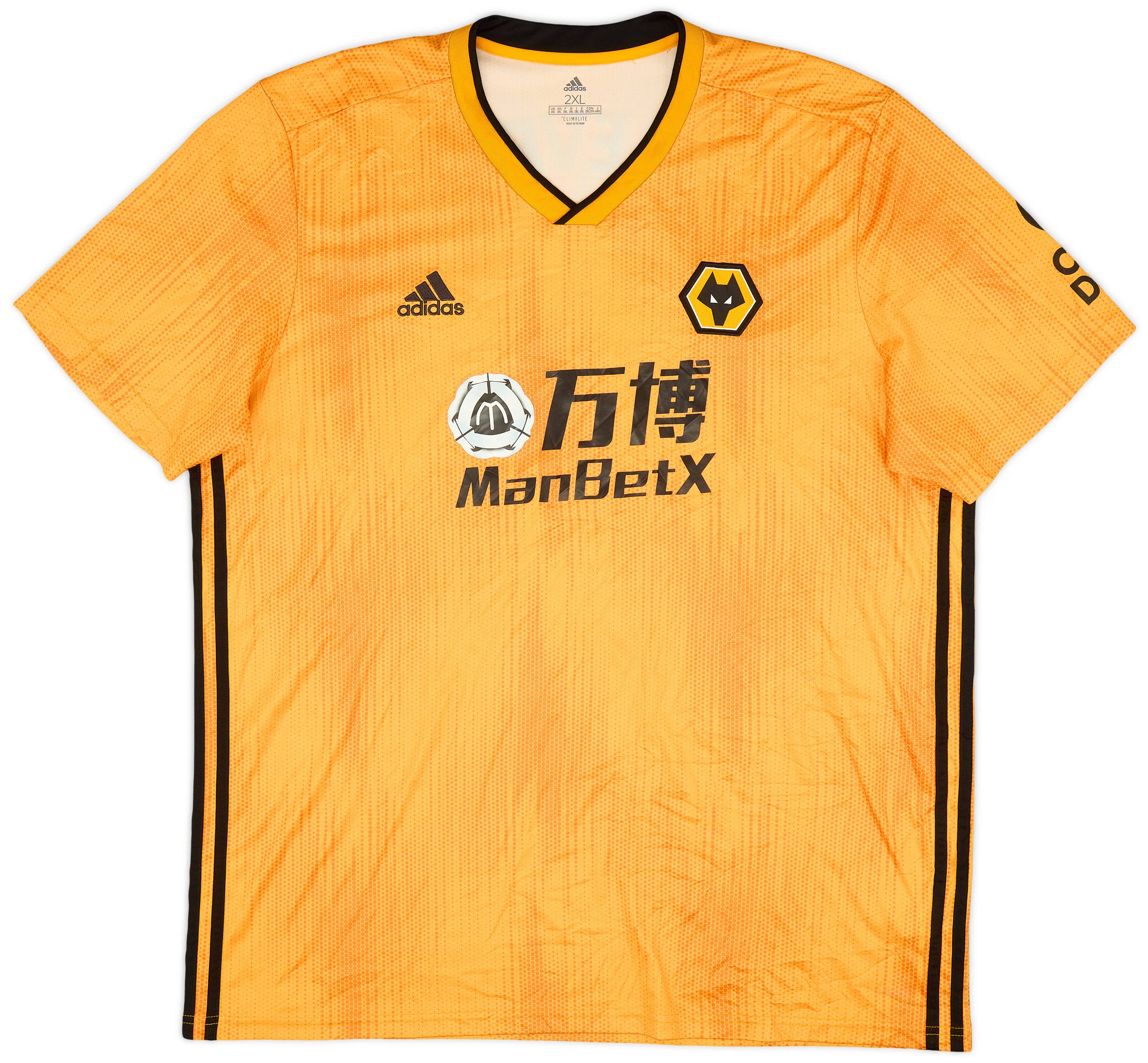 2019-20 Wolves Home Shirt - 9/10 - (XXL)