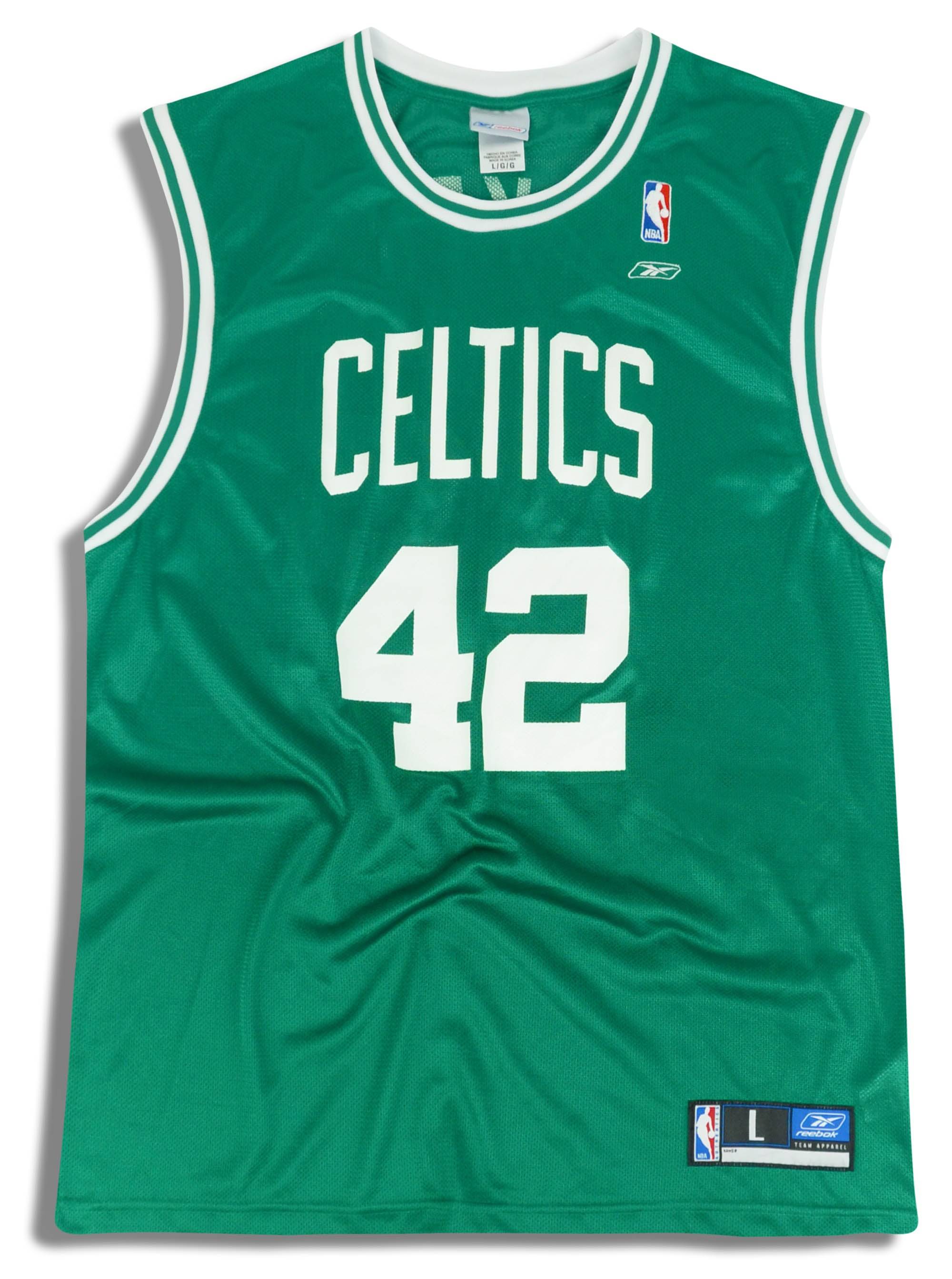 2002-04 Boston Celtics Baker #42 Reebok Jersey (Away) L