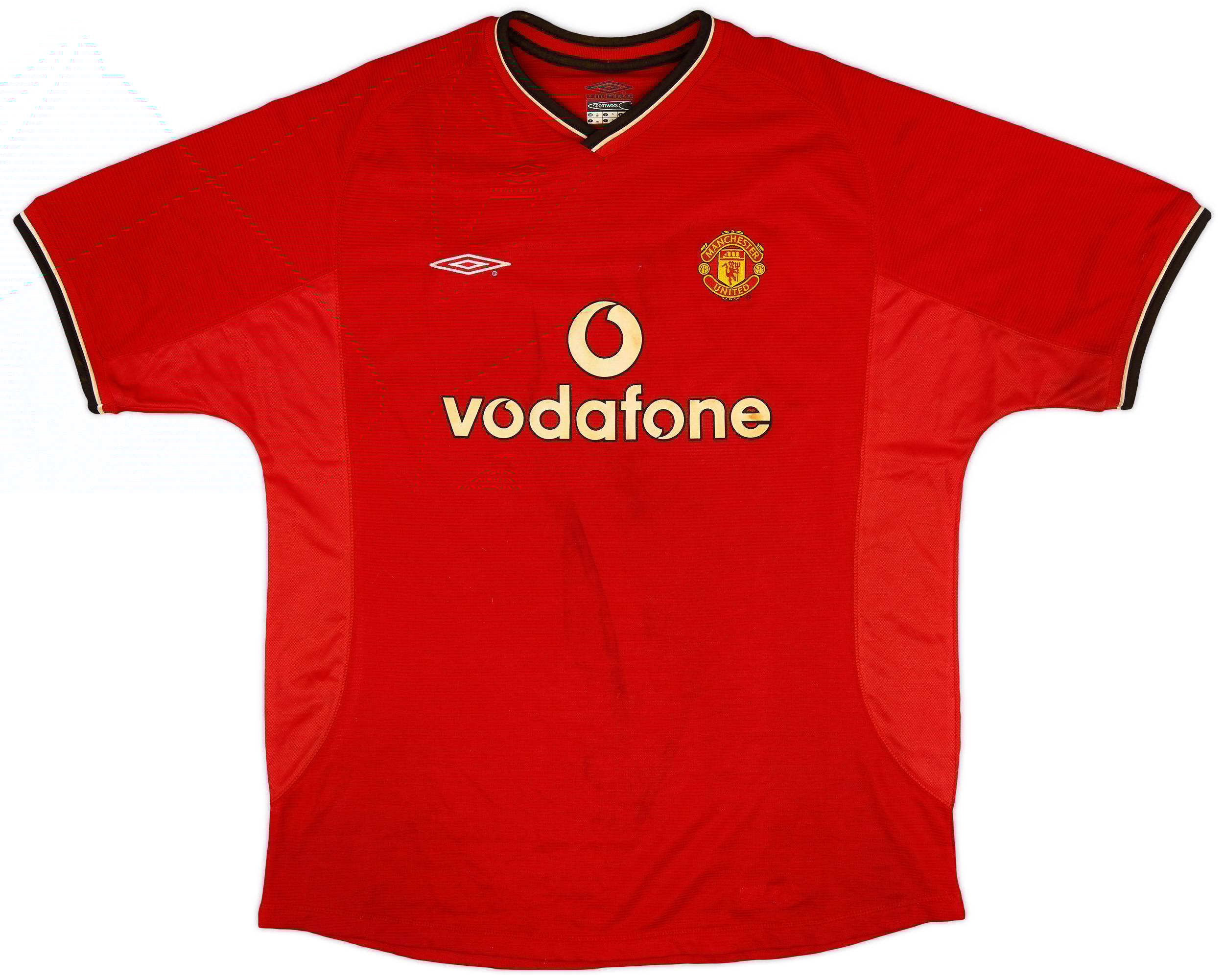 2000-02 Manchester United Home Shirt - 5/10 - (XL)