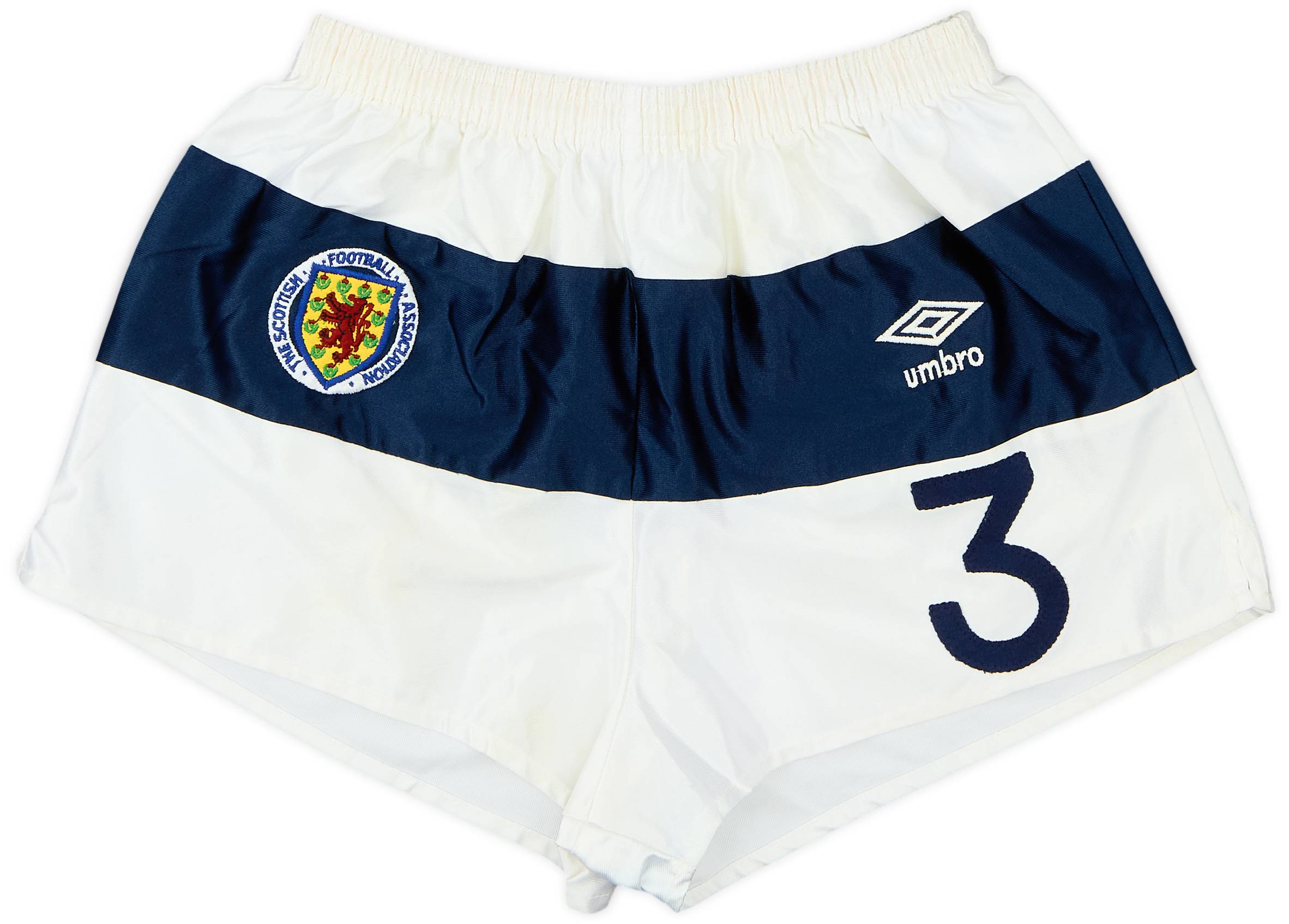 1985-88 Scotland Match Issue Home Shorts #3