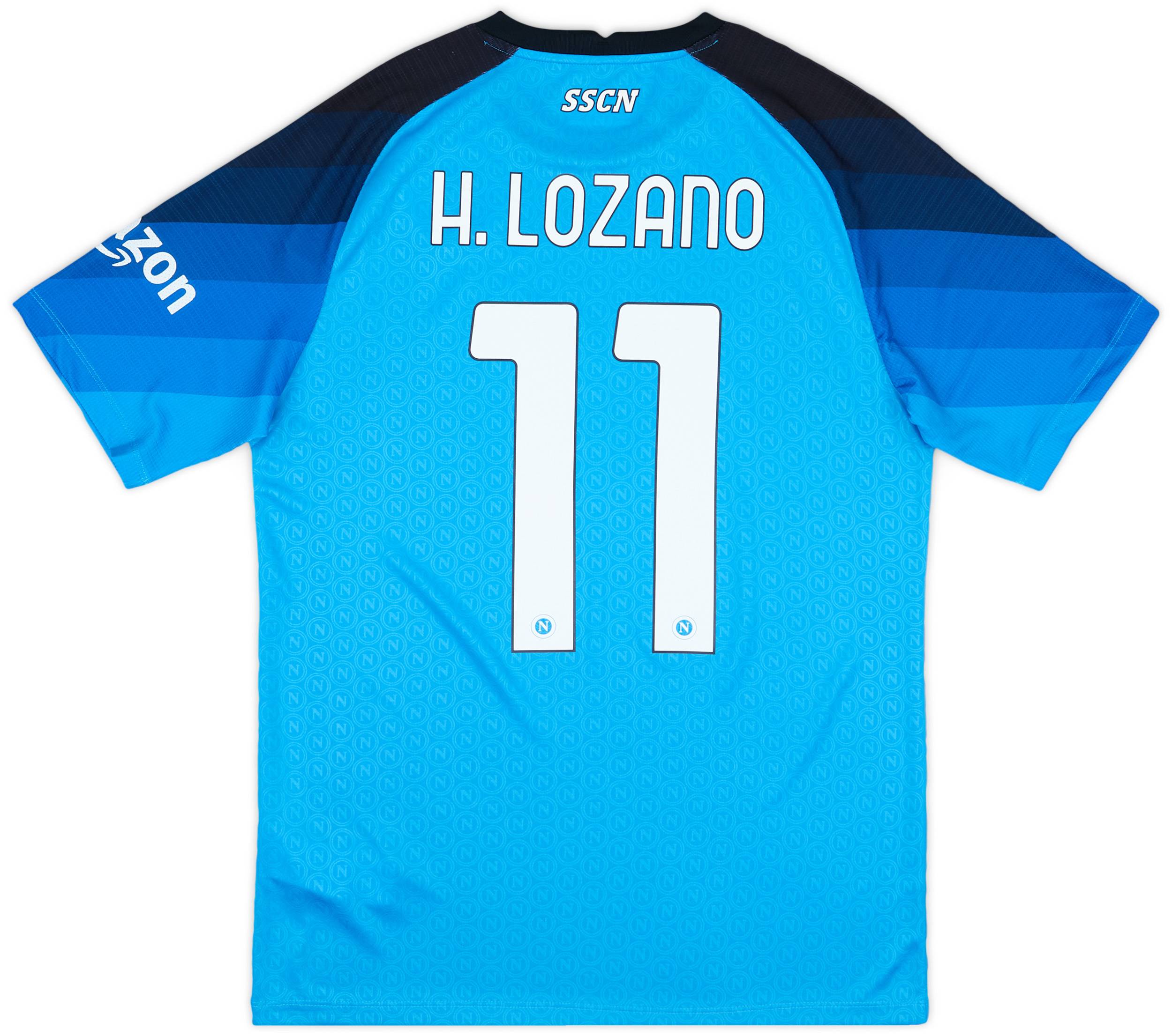 2022-23 Napoli Authentic Home Shirt H.Lozano #11