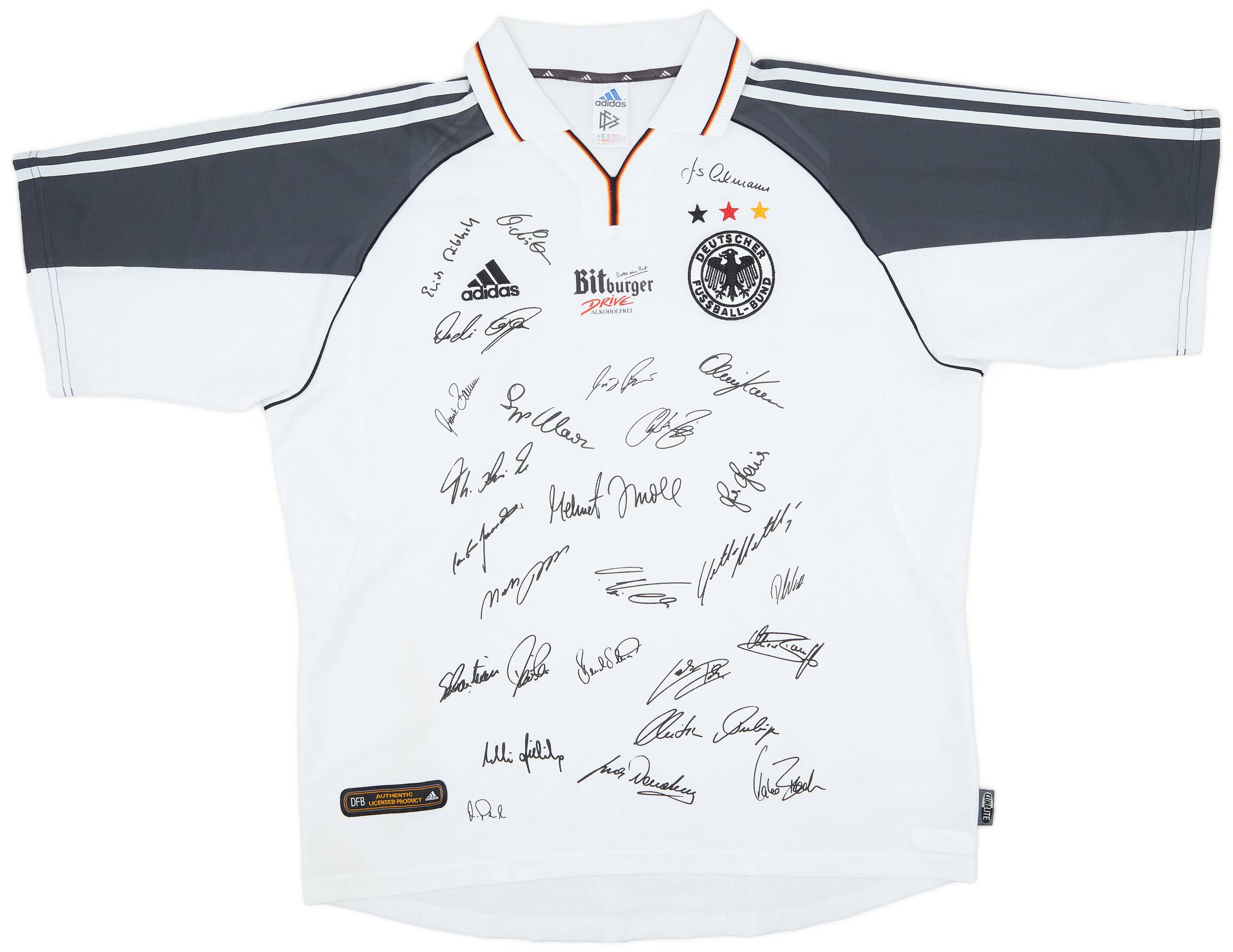 2000-02 Germany 'Signed' Home Shirt - 9/10 - (XL)