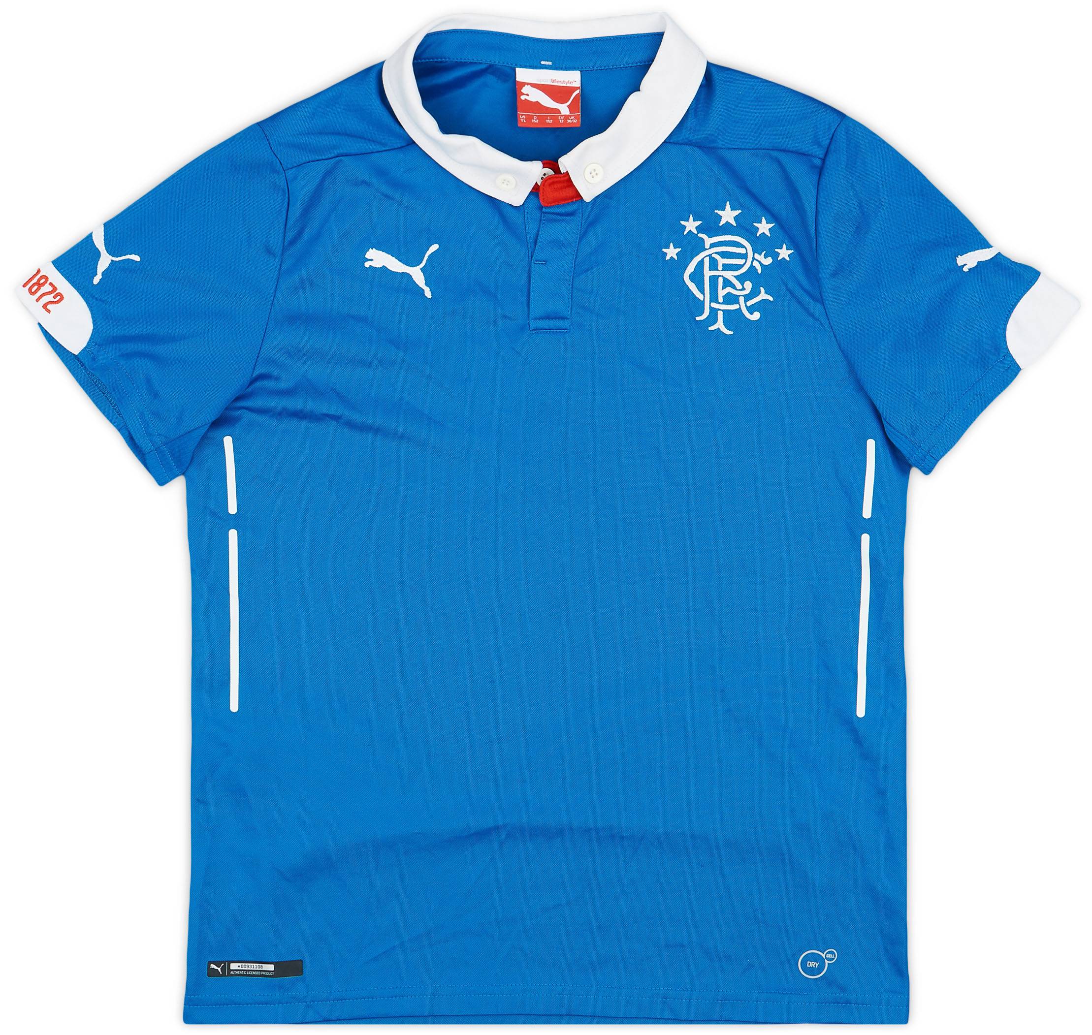 2014-15 Rangers Home Shirt - 8/10 - (S.Boys)