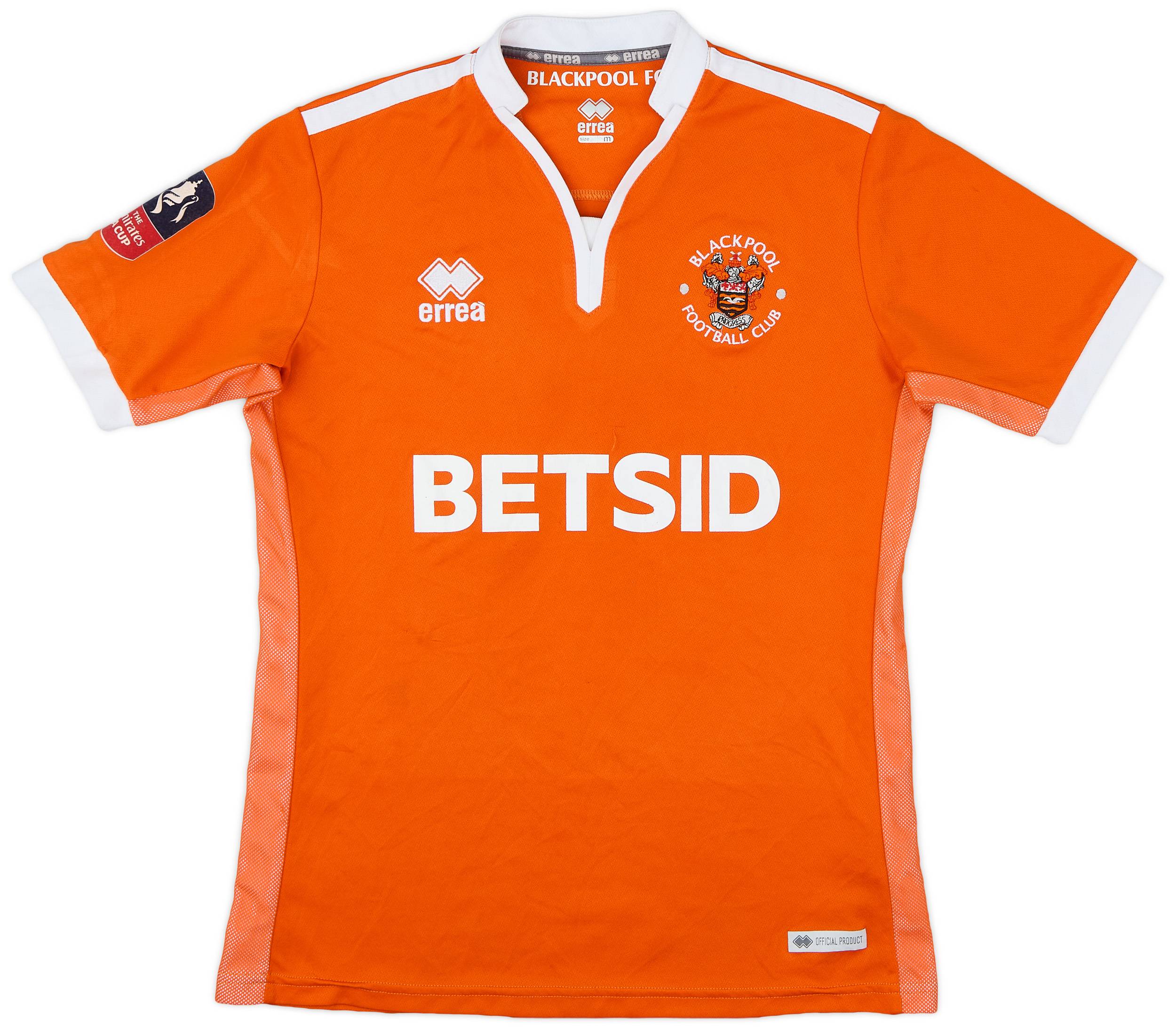 2018-19 Blackpool Home Shirt - 7/10 - (M)