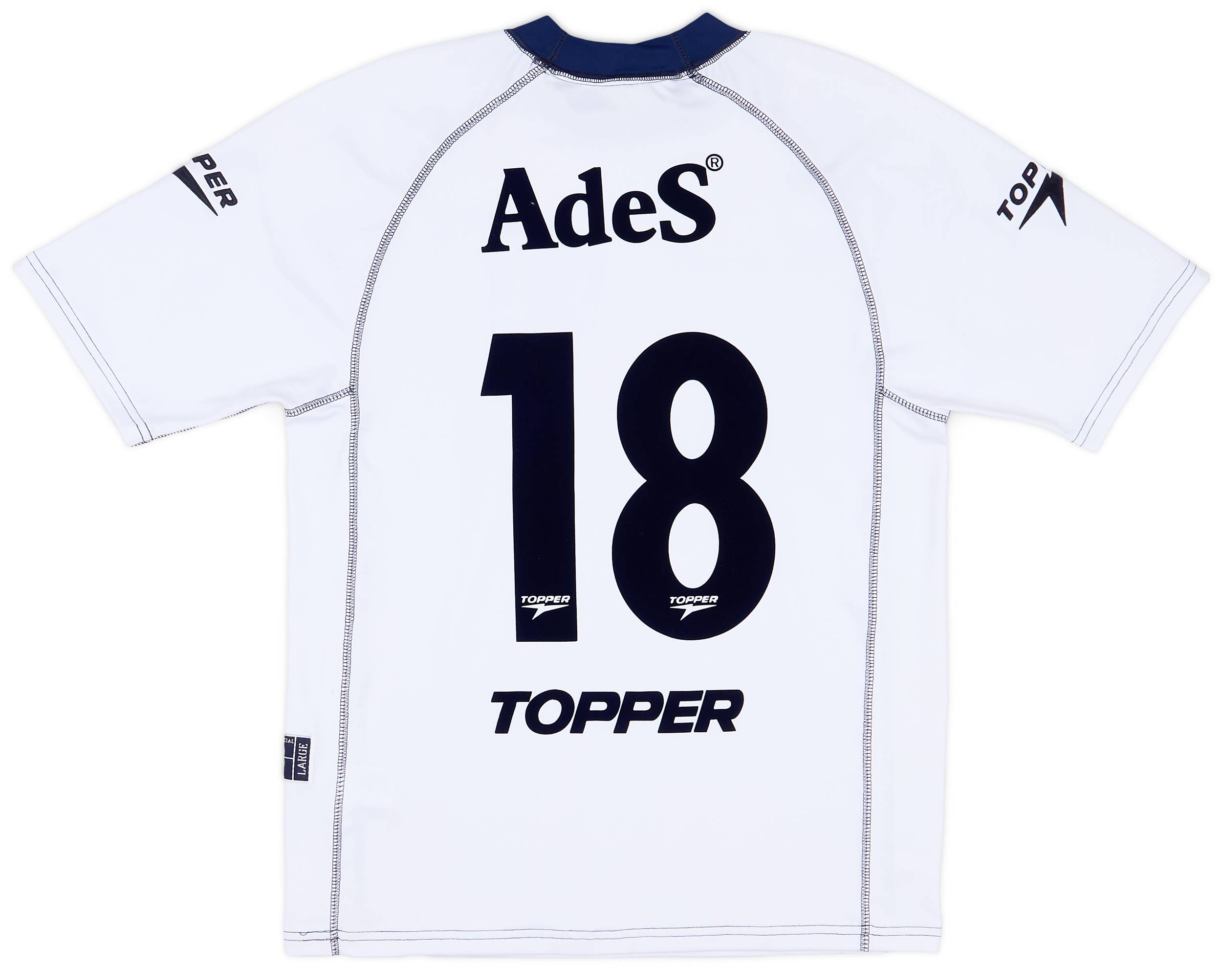 2000-01 Independiente Topper Reissue Away Shirt #18 (Forlan)