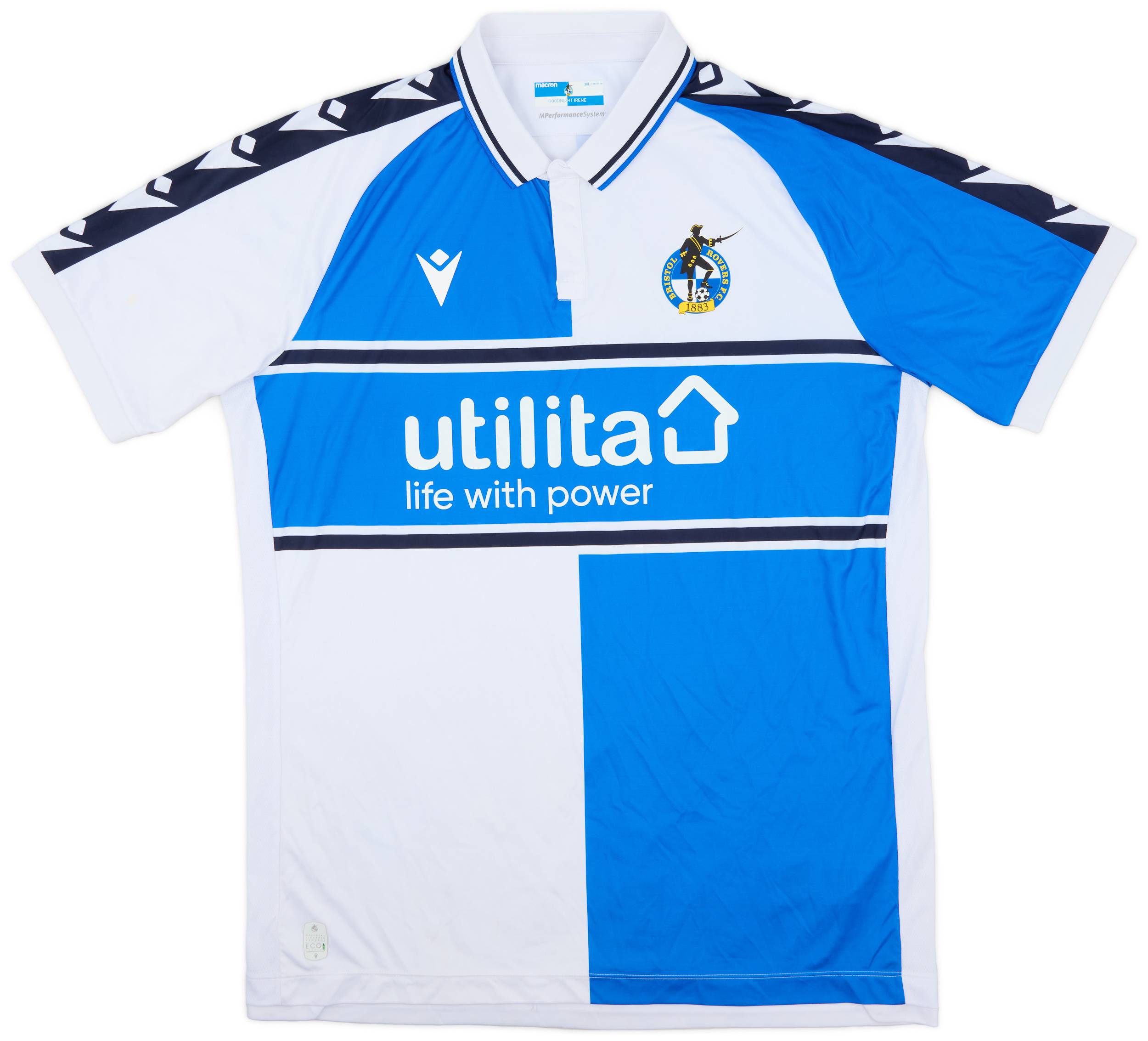 2021-22 Bristol Rovers Home Shirt - 8/10 - (3XL)