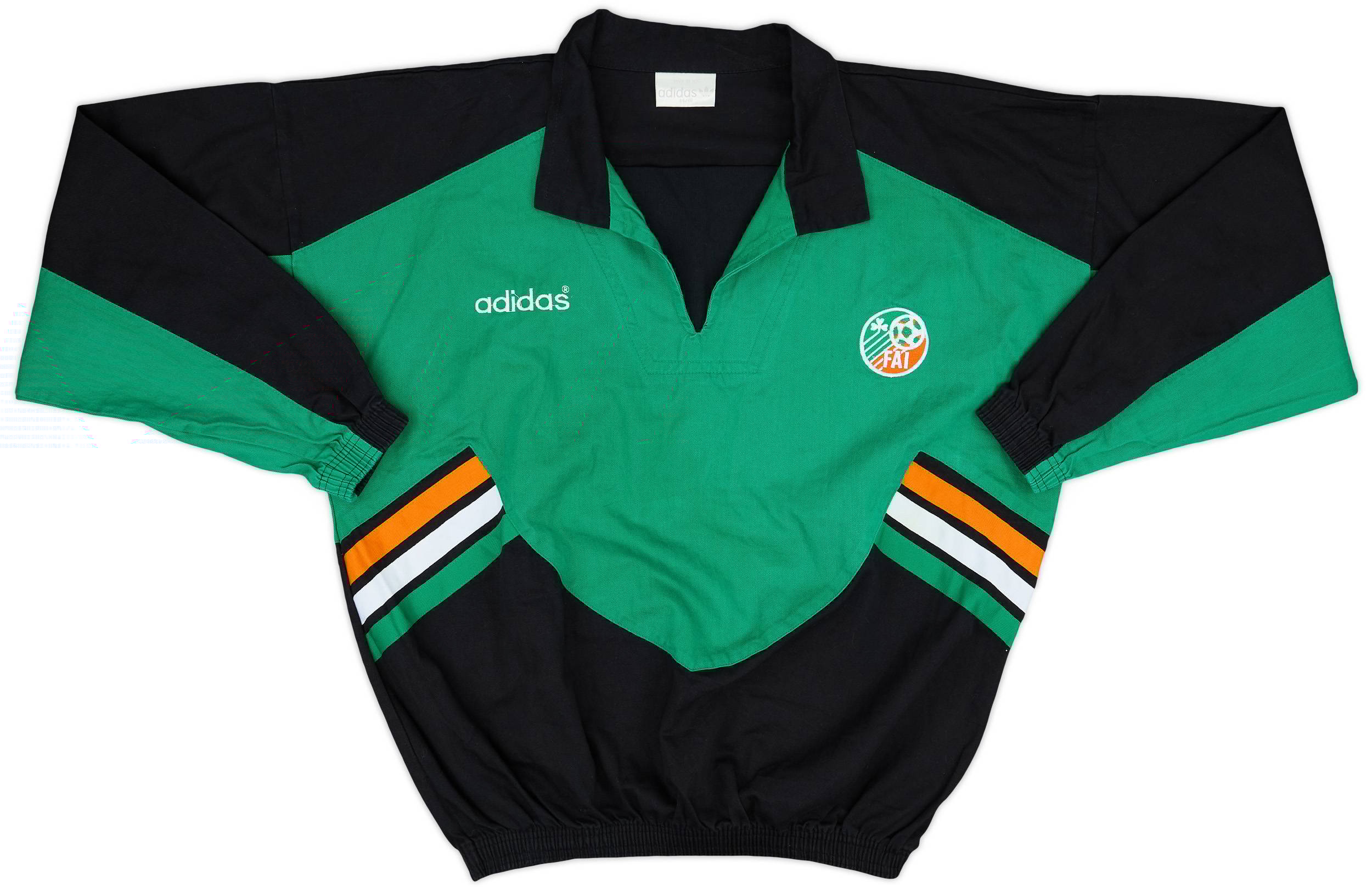 1992-93 Ireland adidas Drill Top - 9/10 - (L/XL)