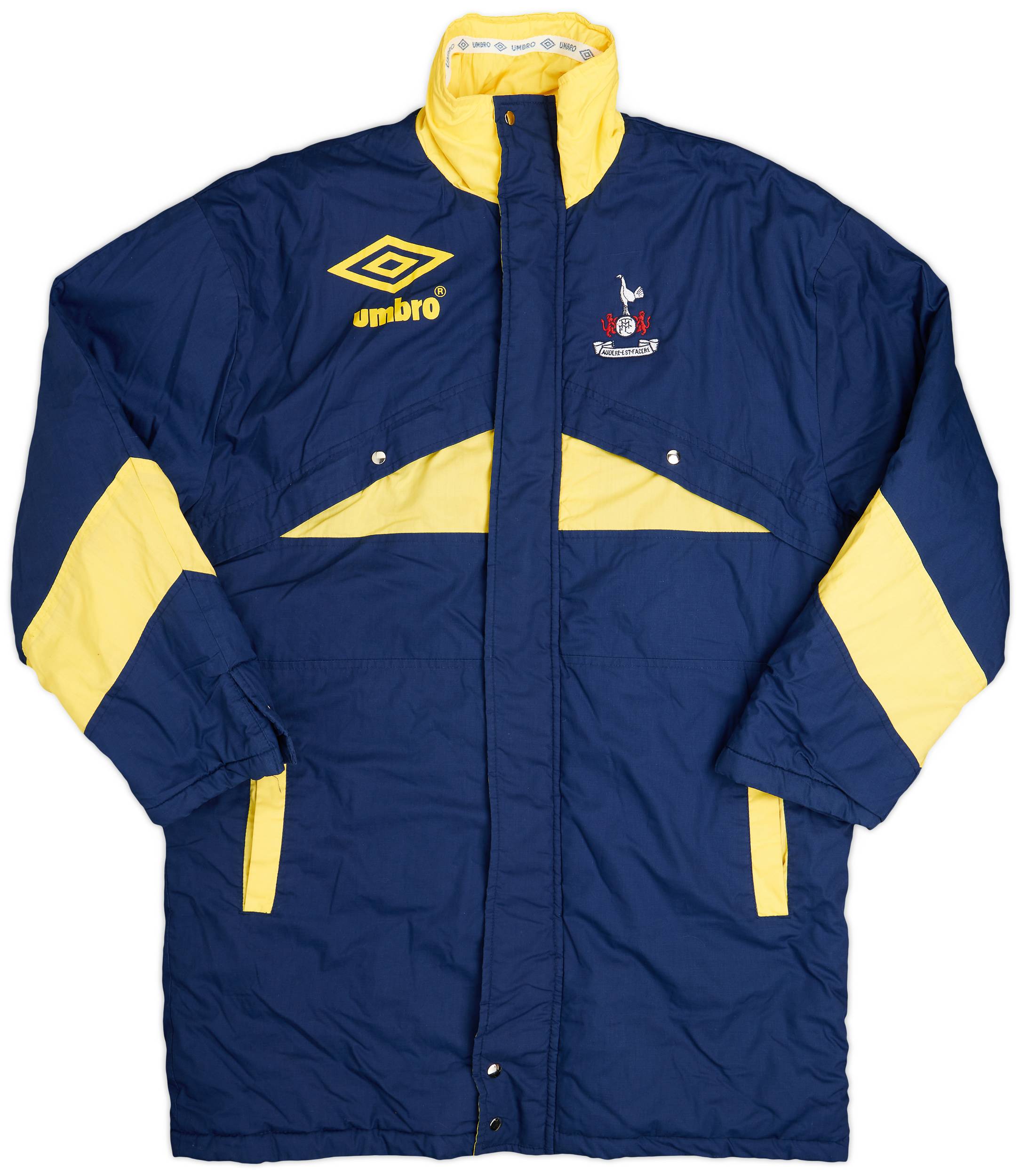 1991-92 Tottenham Umbro Bench Coat - 8/10 - (L)
