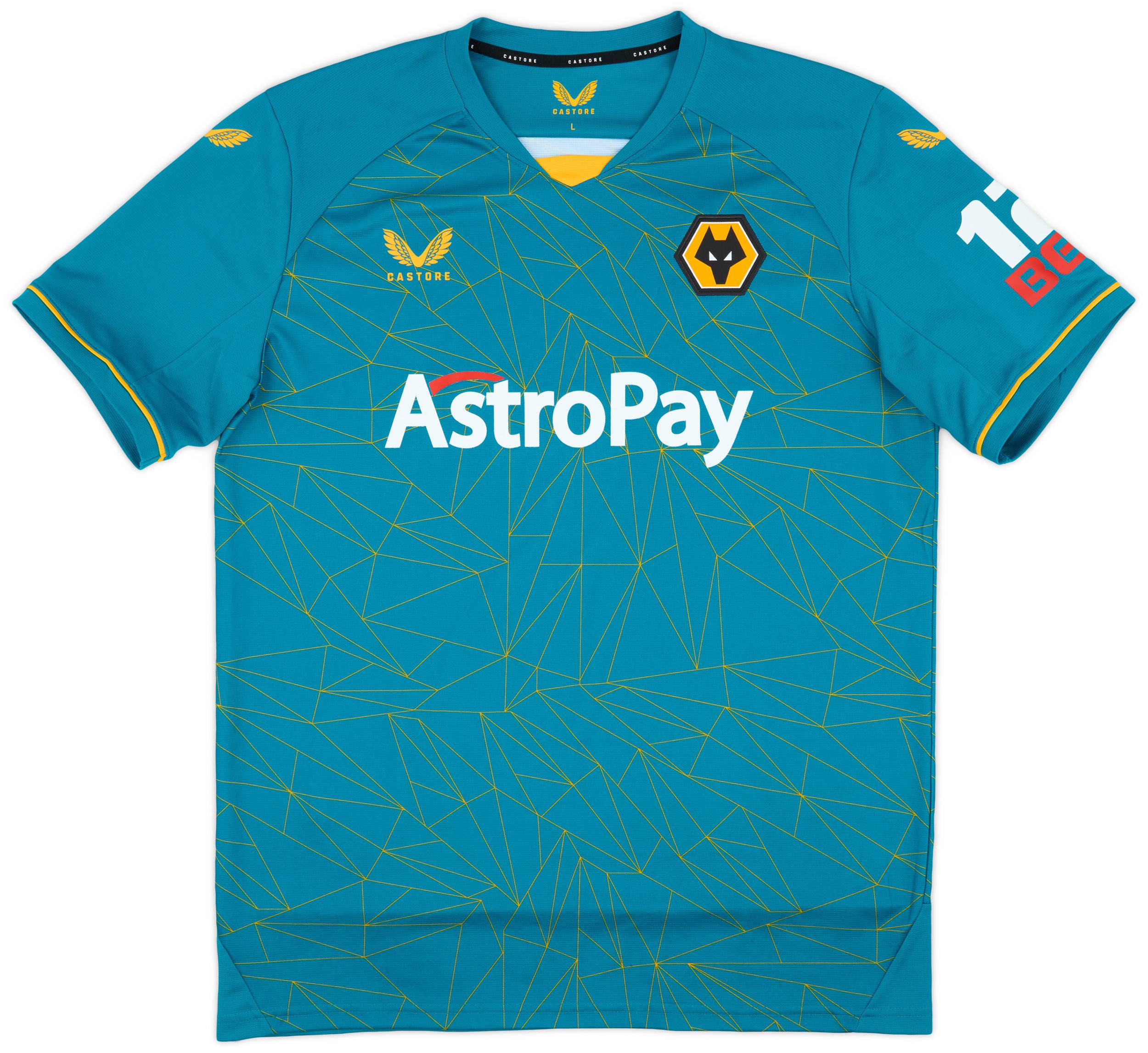 2022-23 Wolves Away Shirt - 9/10 - (L)