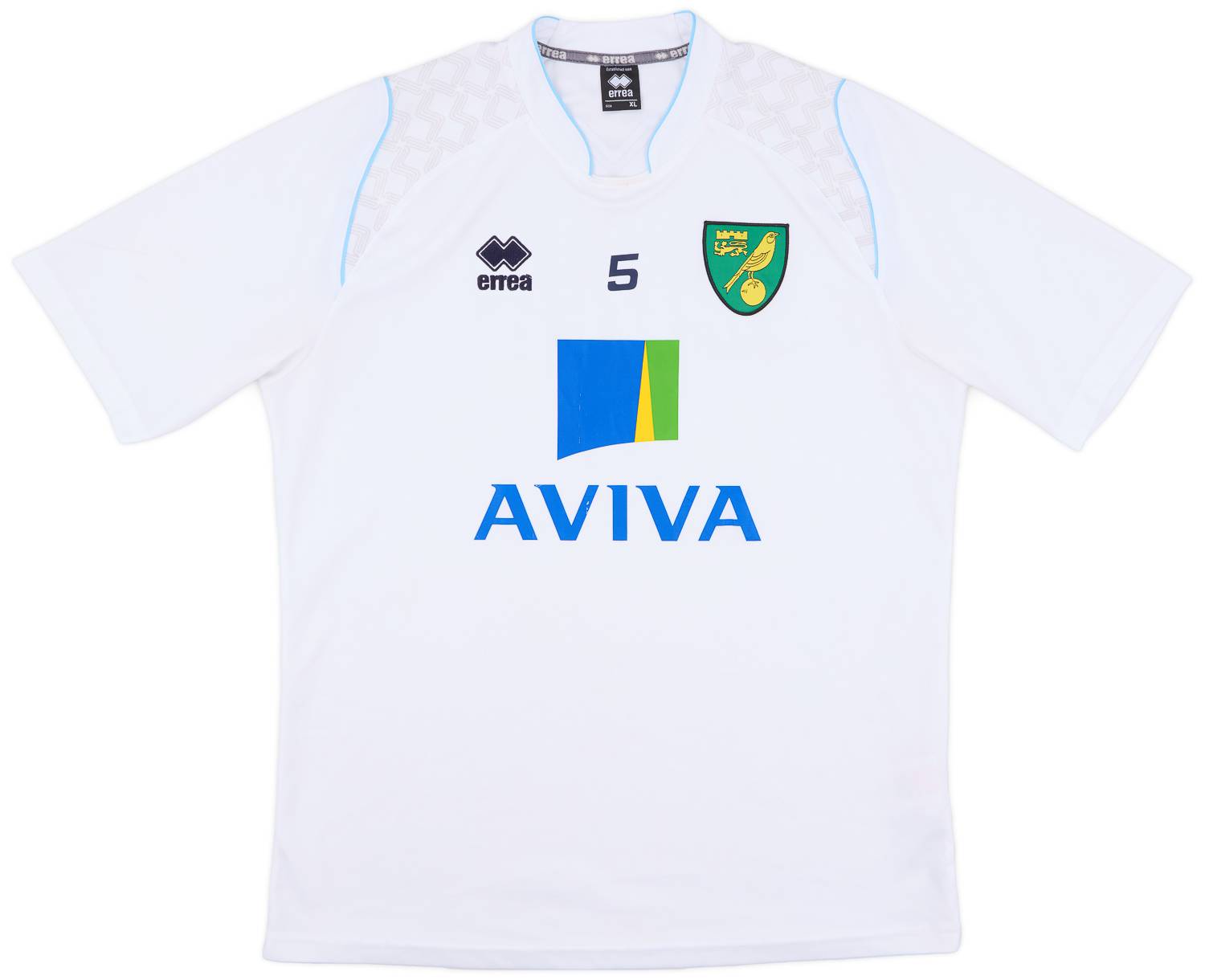 2013-14 Norwich Player Issue Errea Training Shirt #5 - 6/10 - (XL)