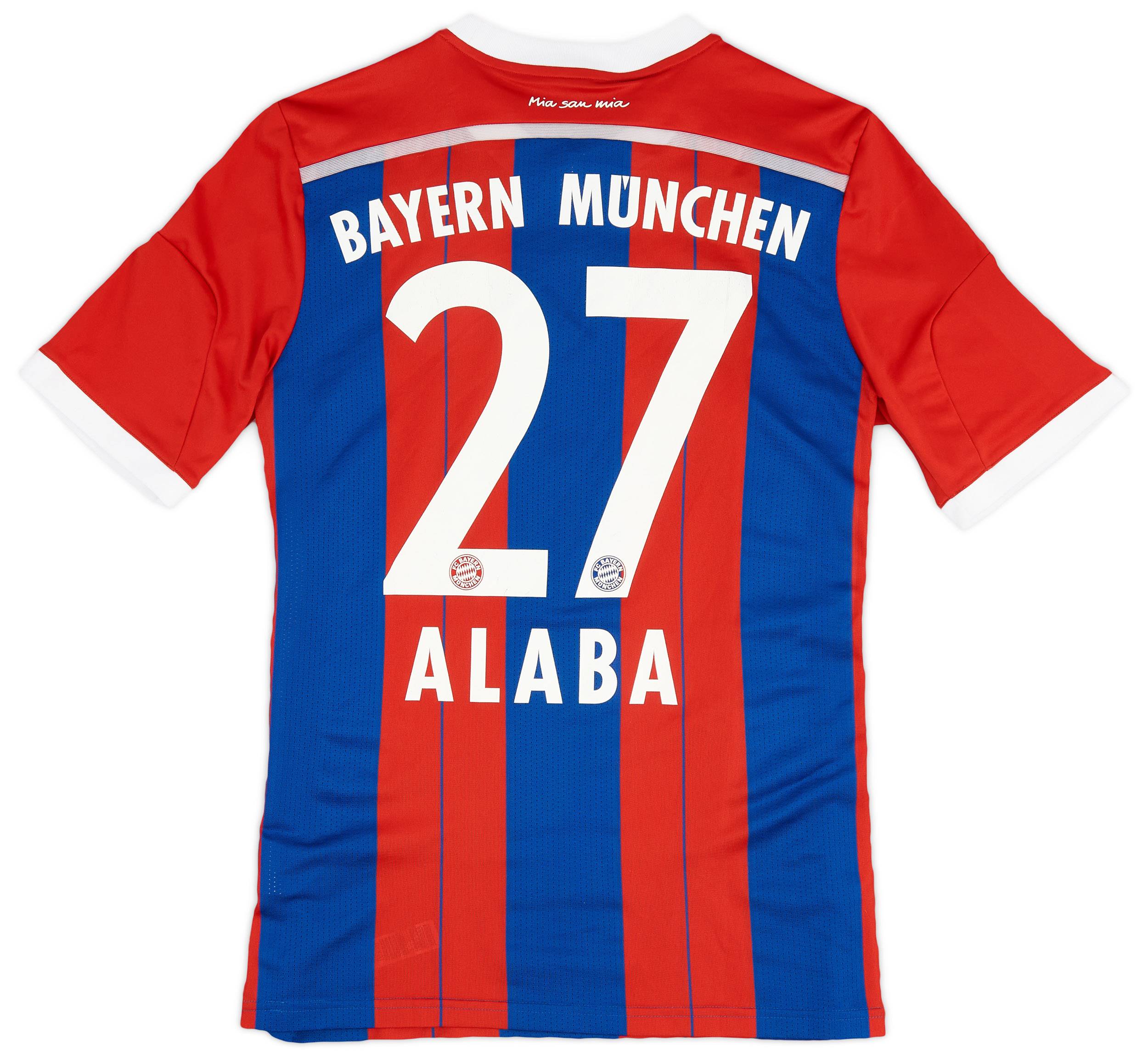 2014-15 Bayern Munich Home Shirt Alaba #27 - 8/10 - (XL.Boys)