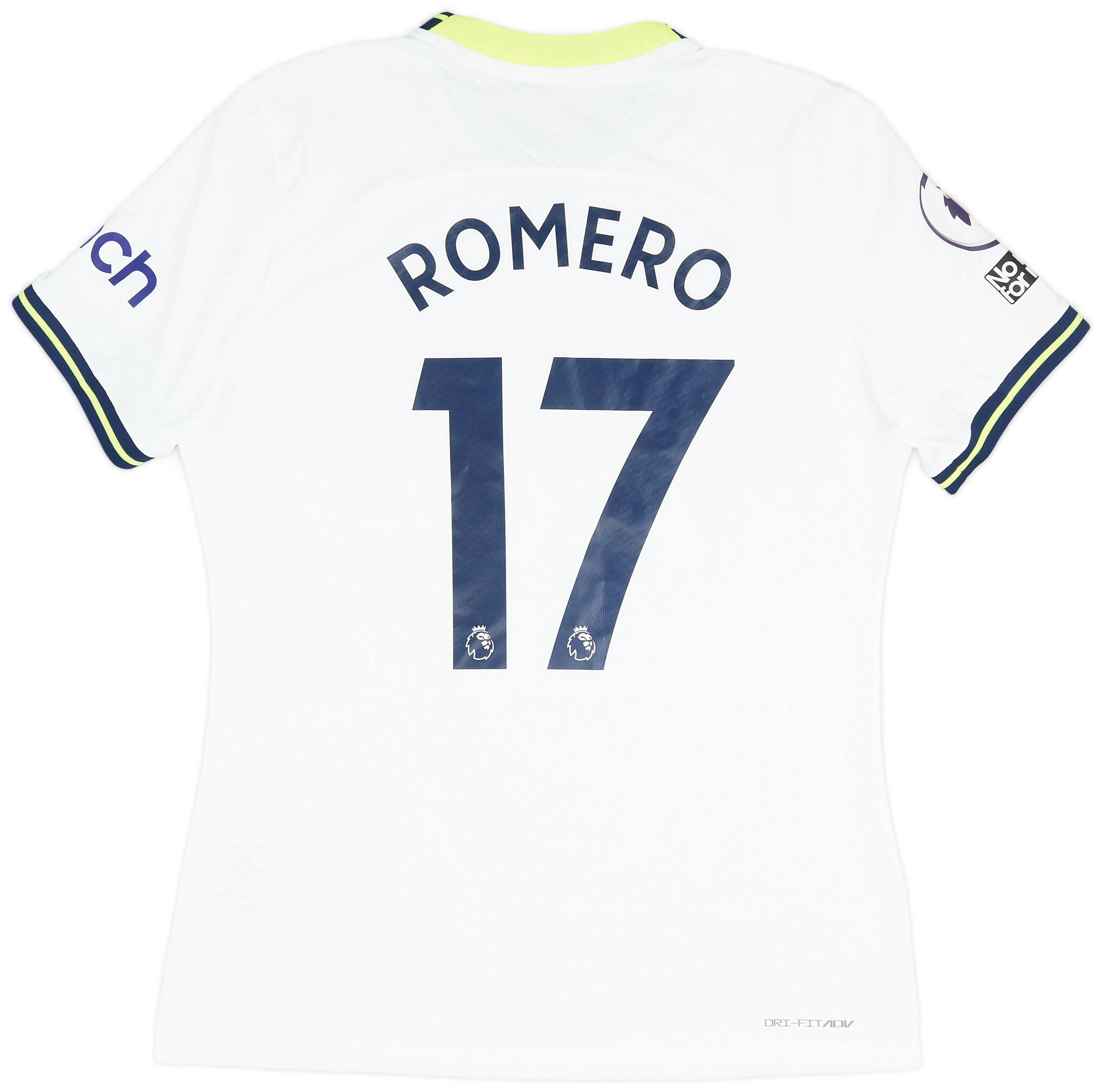 2022-23 Tottenham Match Issue Home Shirt Romero #17