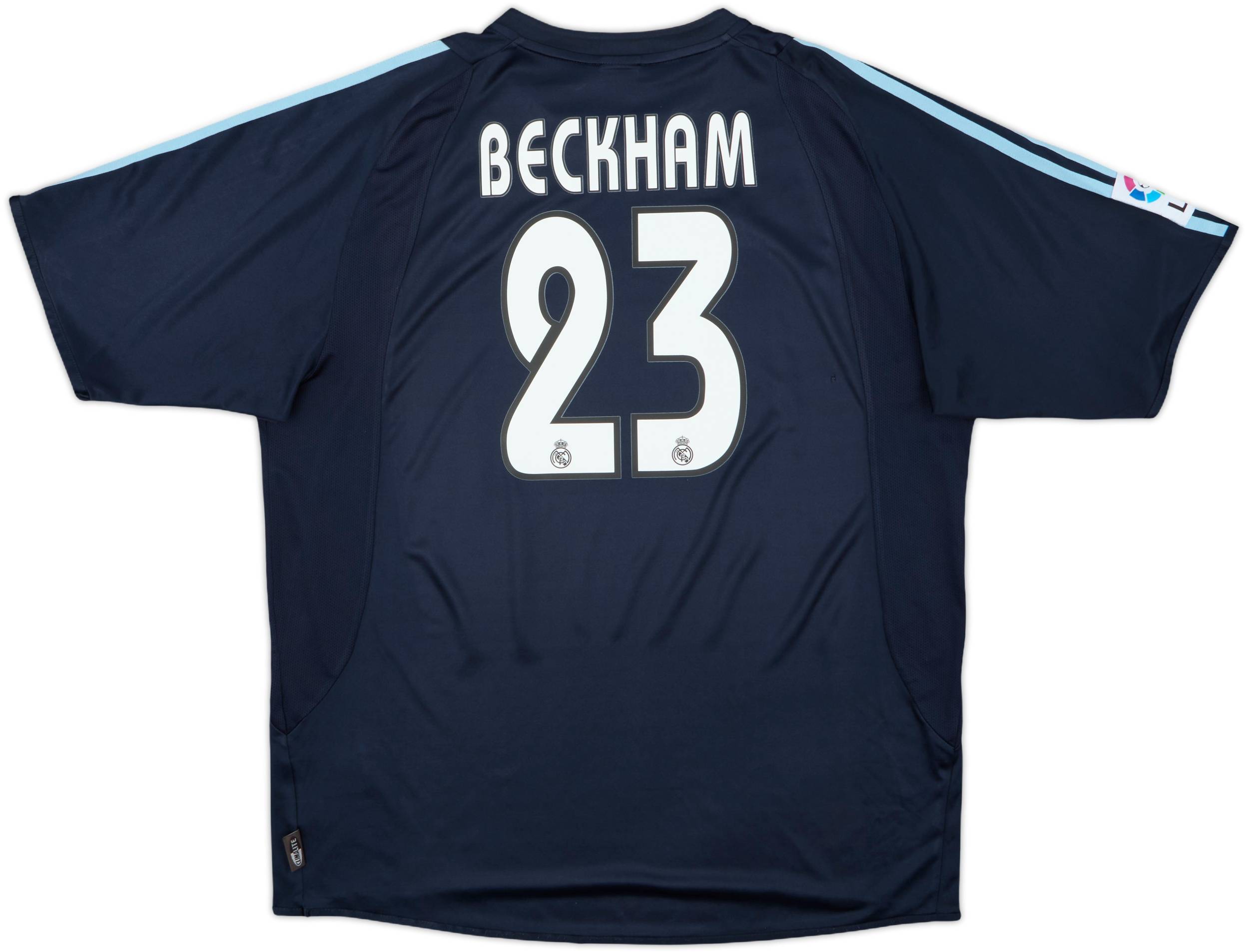 2003-04 Real Madrid Away Shirt Beckham #23 - 7/10 - (XL)