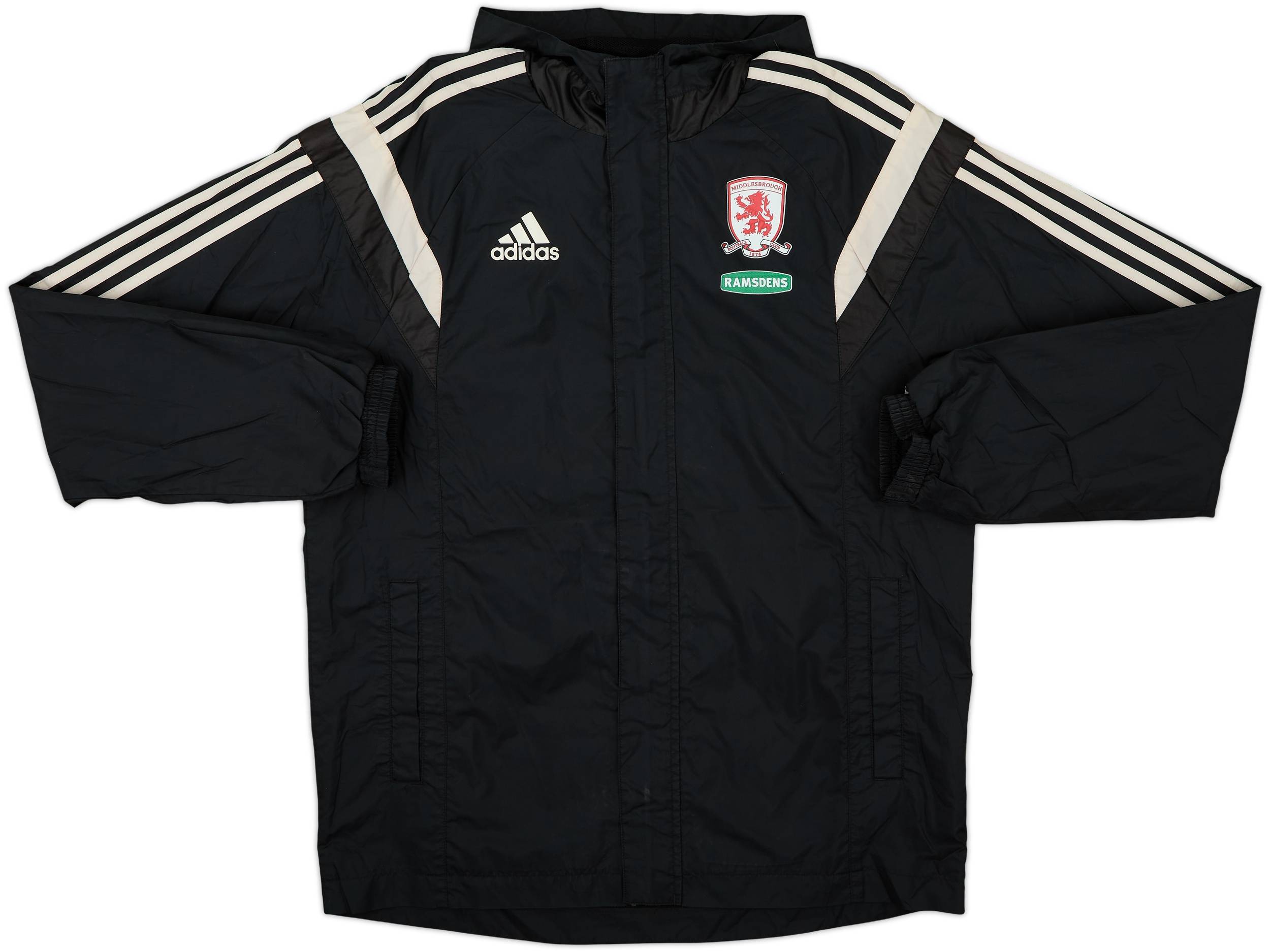 2014-15 Middlesbrough adidas Hooded Rain Jacket - 6/10 - (M)