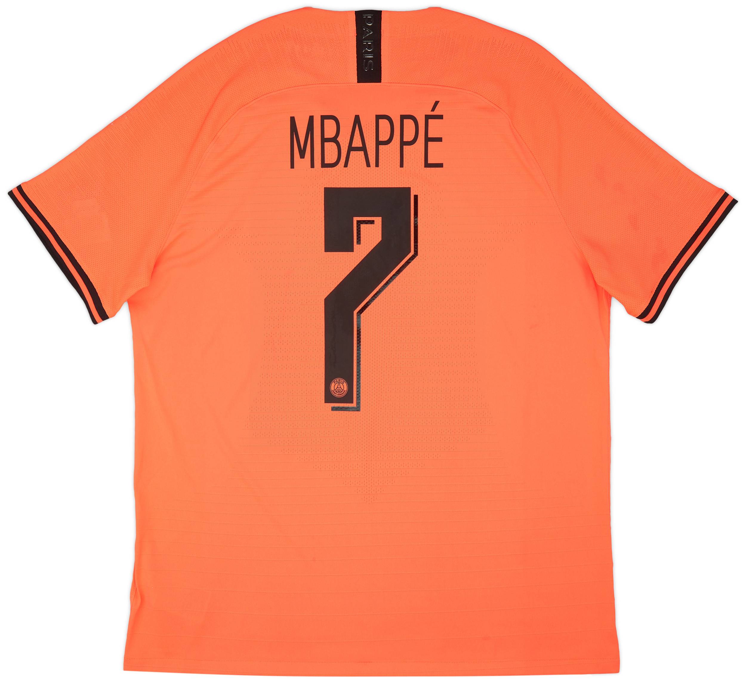 2019-20 Paris Saint-Germain x Air Jordan Authentic Away Shirt Mbappe #7