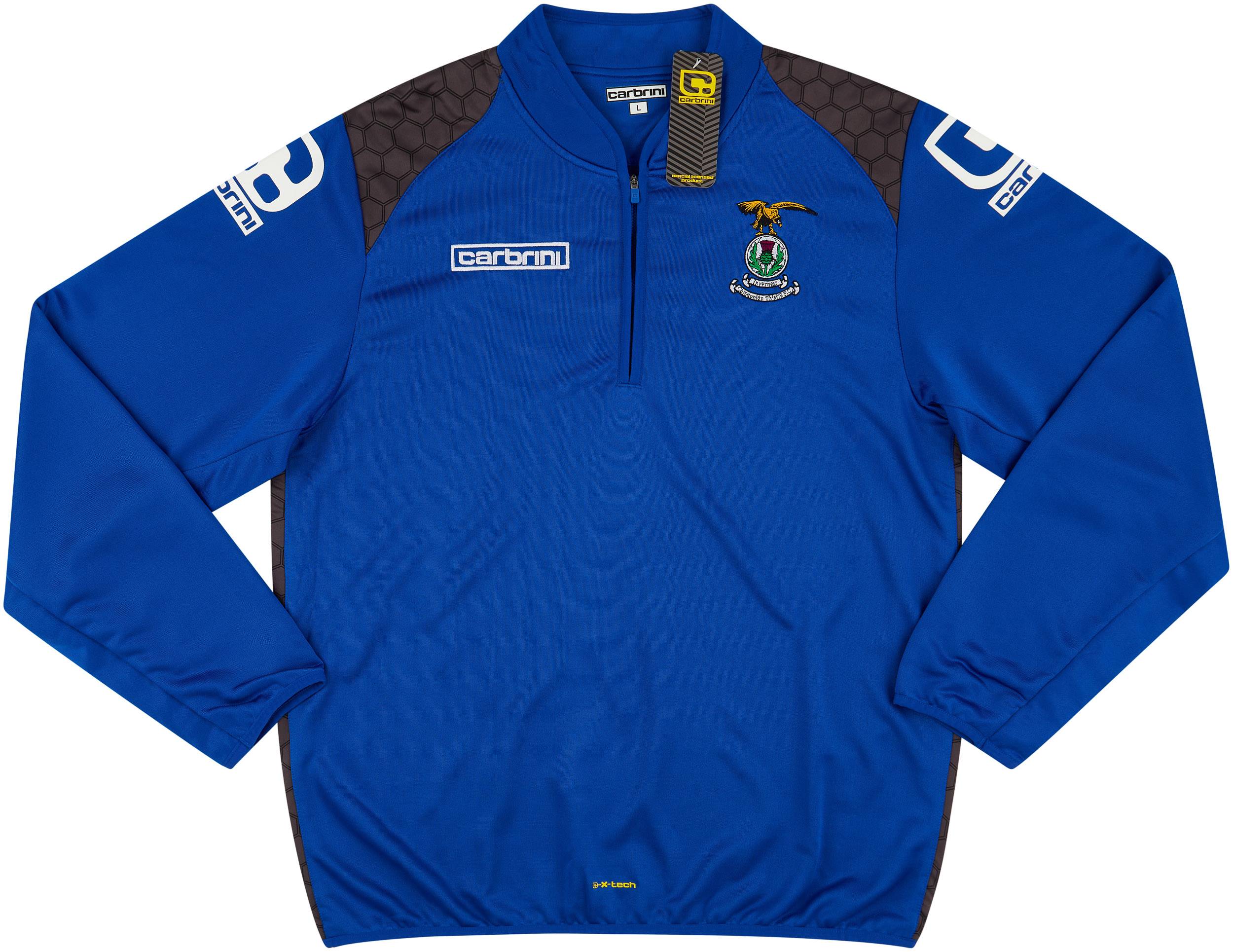 2015-16 Inverness Caledonian Thistle Carbrini 1/4 Zip Training Top