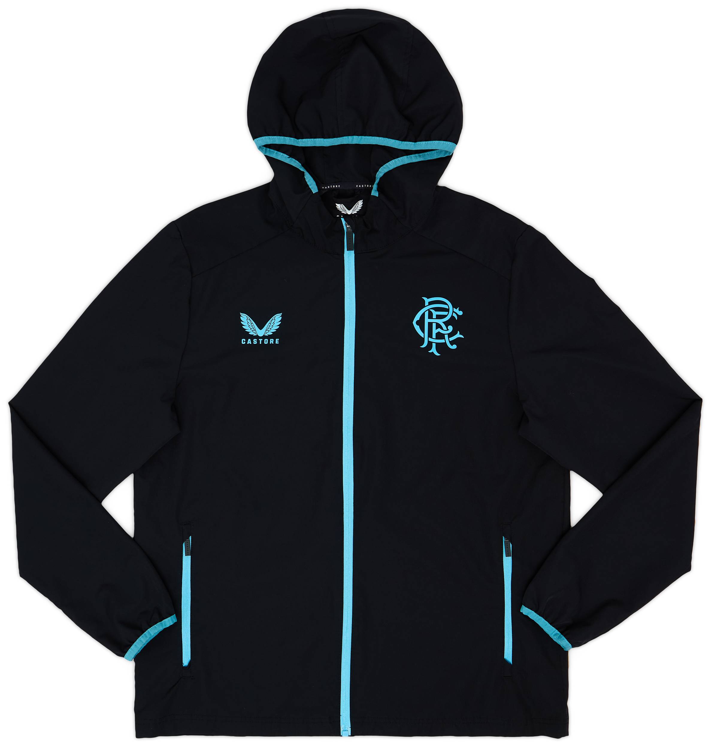 2023-24 Rangers Castore Hooded Travel Jacket