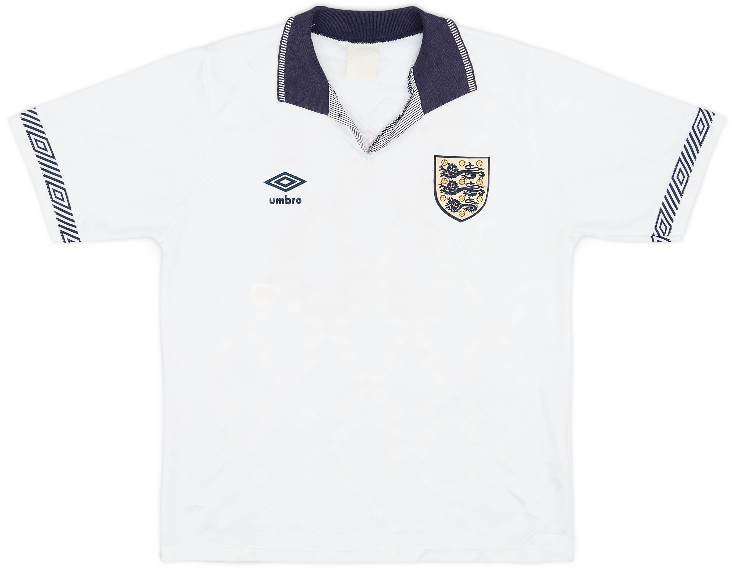 1990-92 England Home Shirt #15 - 6/10 - (S)