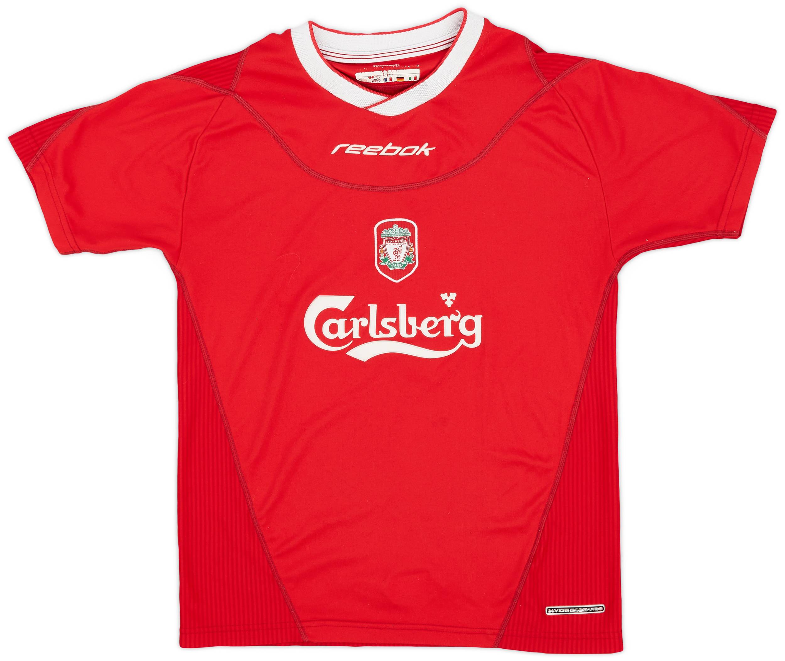 2002-04 Liverpool Home Shirt - 9/10 - (L.Boys)