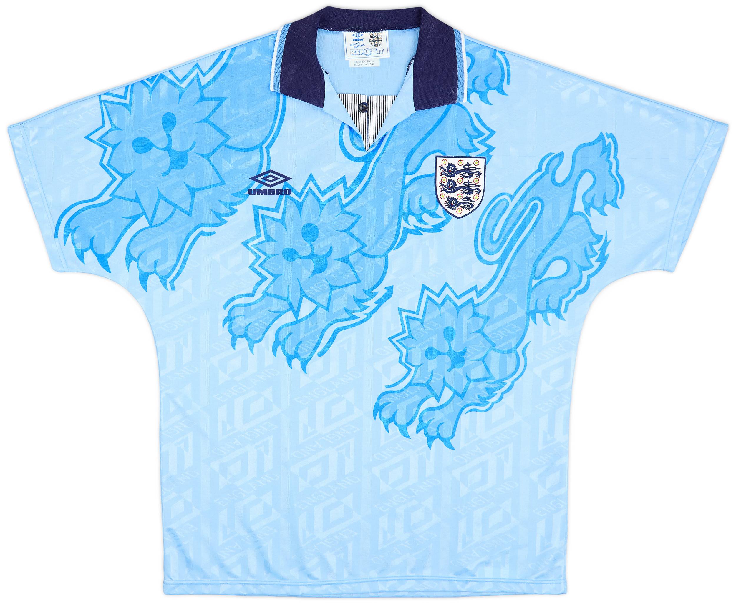 1992-93 England Third Shirt - 9/10 - (L)