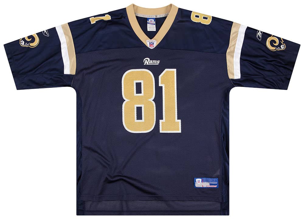 2002-04 St. Louis Rams Holt #81 Reebok On Field Jersey (Home) XXL
