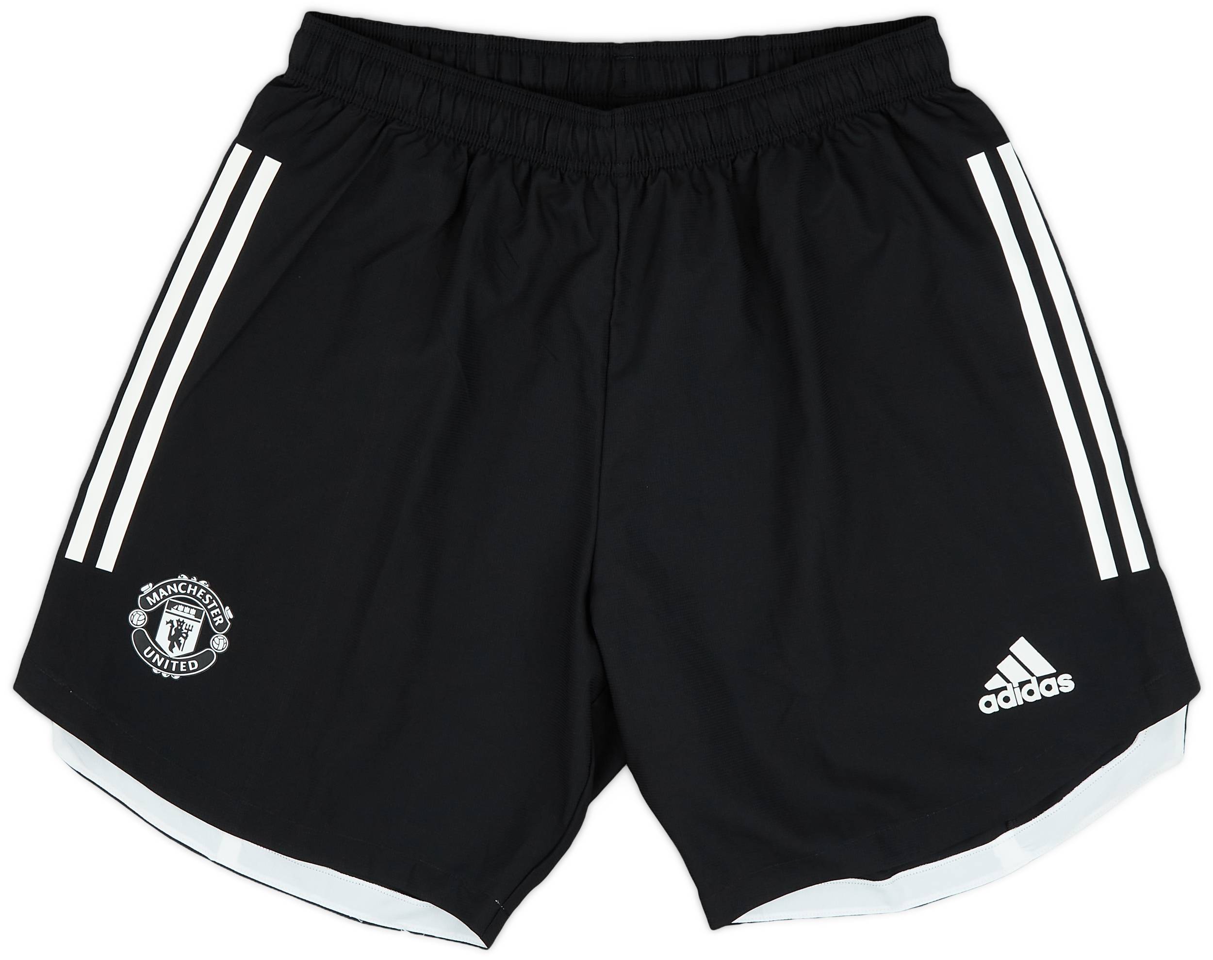 2020-21 Manchester United Player Issue Training Shorts - As New - (XL)