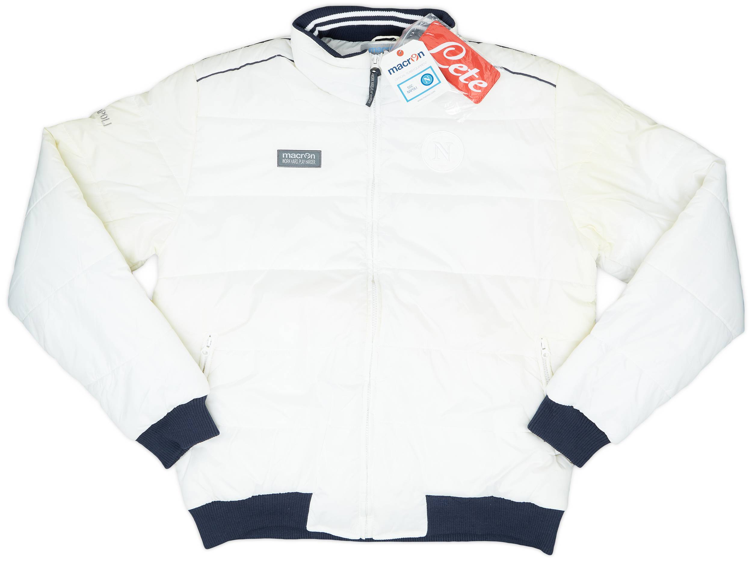 2011-12 Napoli Macron Padded Bench Coat (3XL)