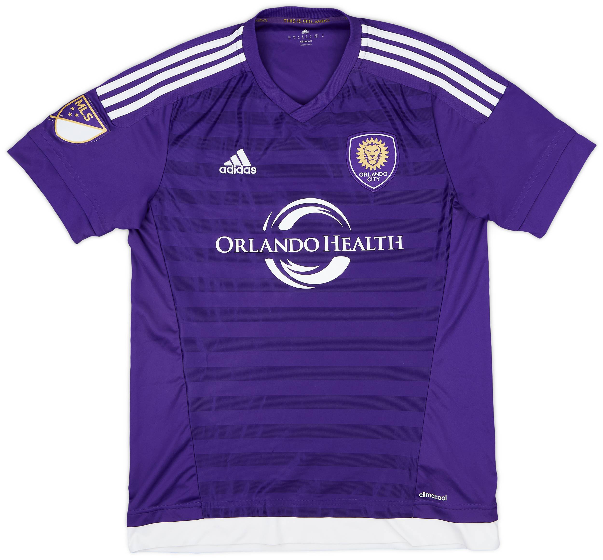 2016 Orlando City Home Shirt - 8/10 - (M)