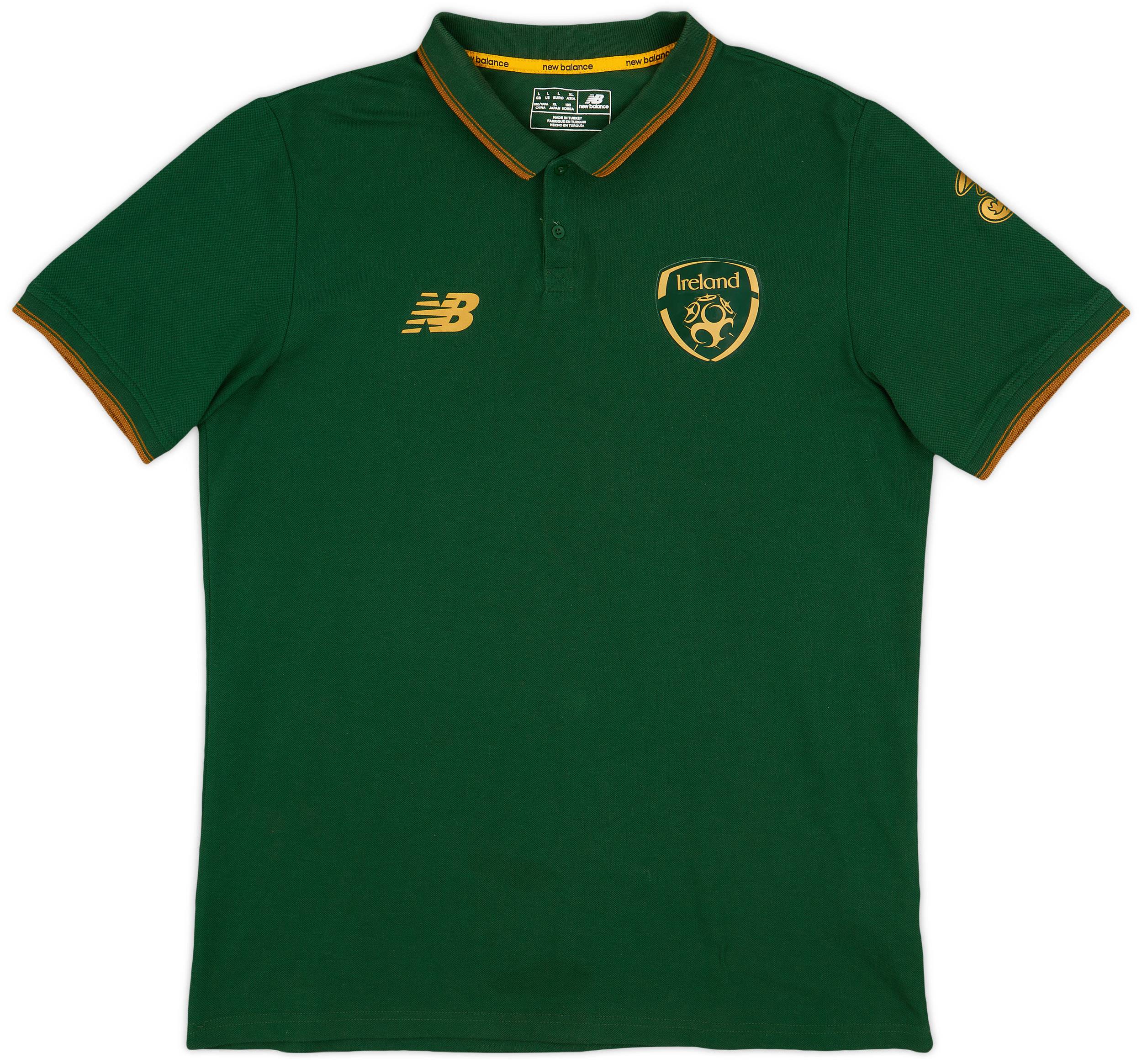 2018-20 Ireland New Balance Polo Shirt - 8/10 - (L)
