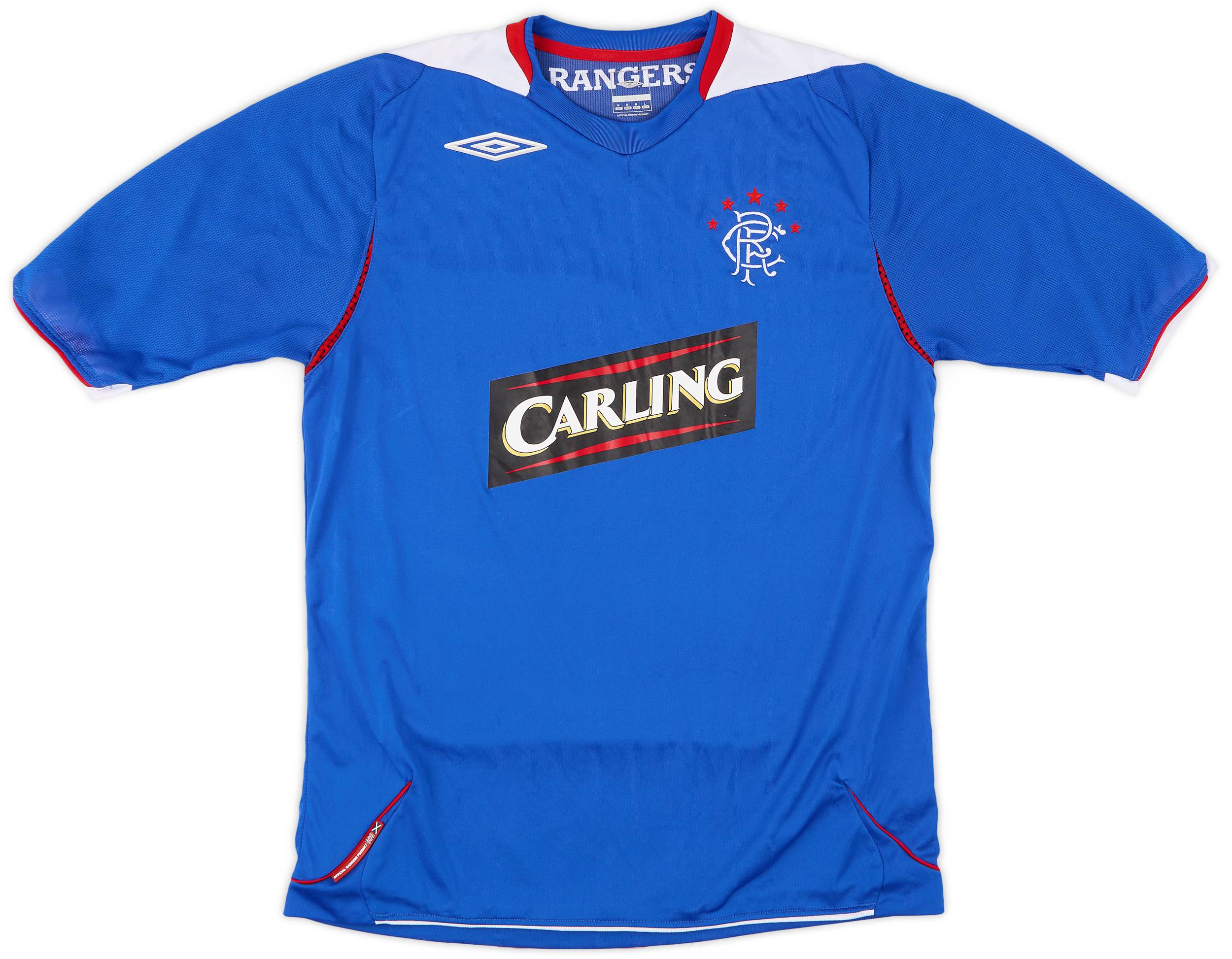 2006-07 Rangers Home Shirt - 6/10 - (M)
