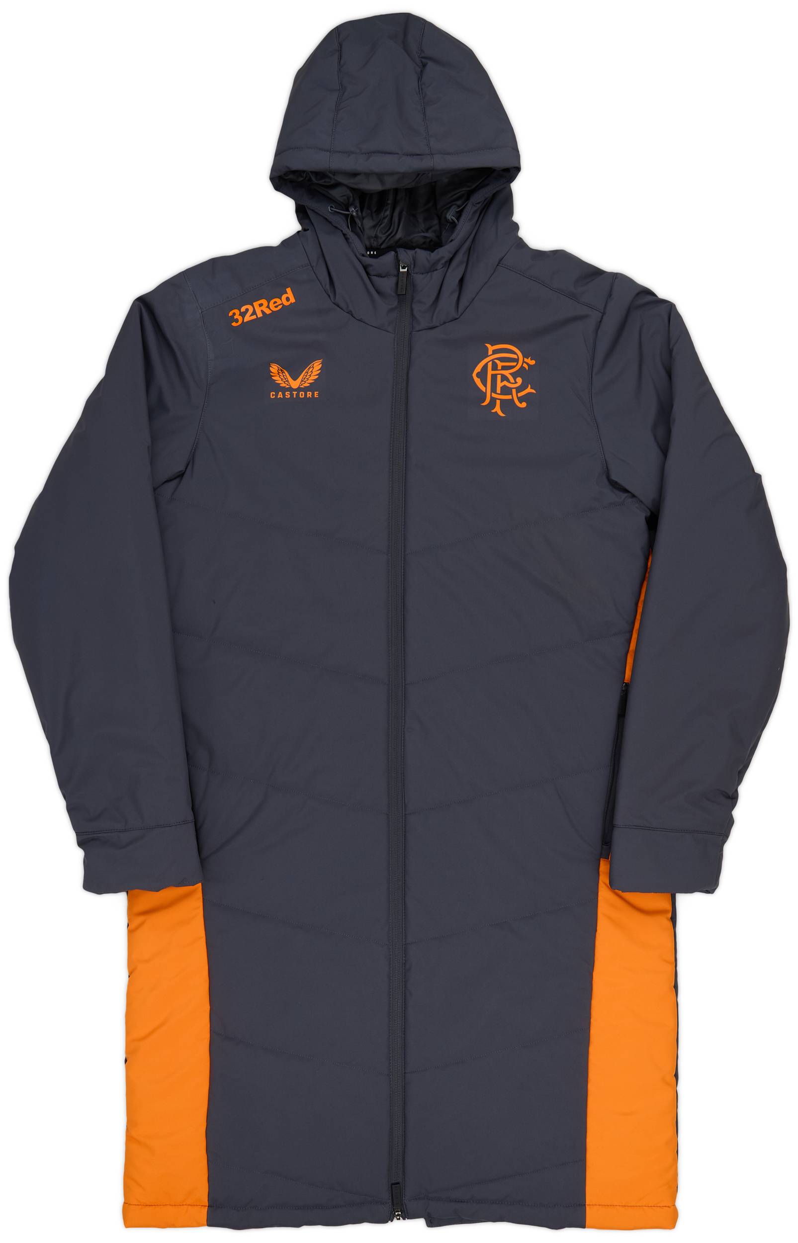 2023-24 Rangers Castore Long Bench Jacket - 7/10