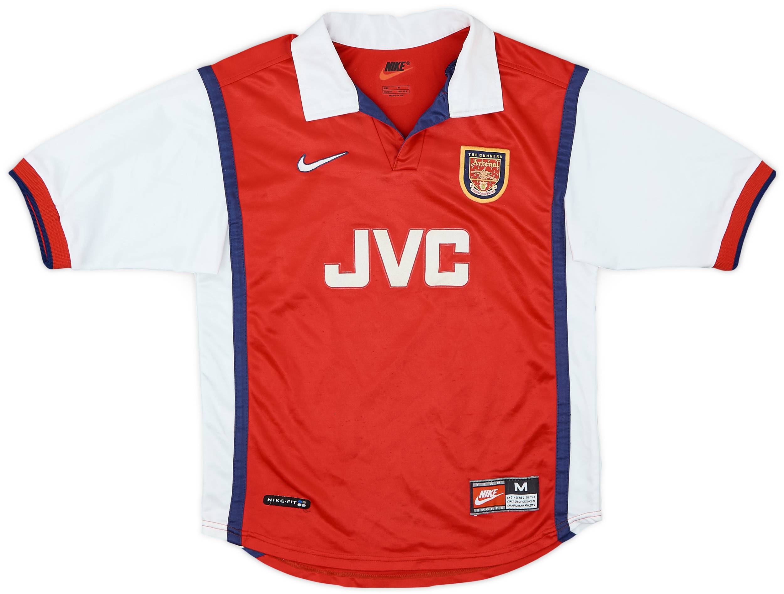 1998-99 Arsenal Home Shirt - 8/10 - (M.Boys)