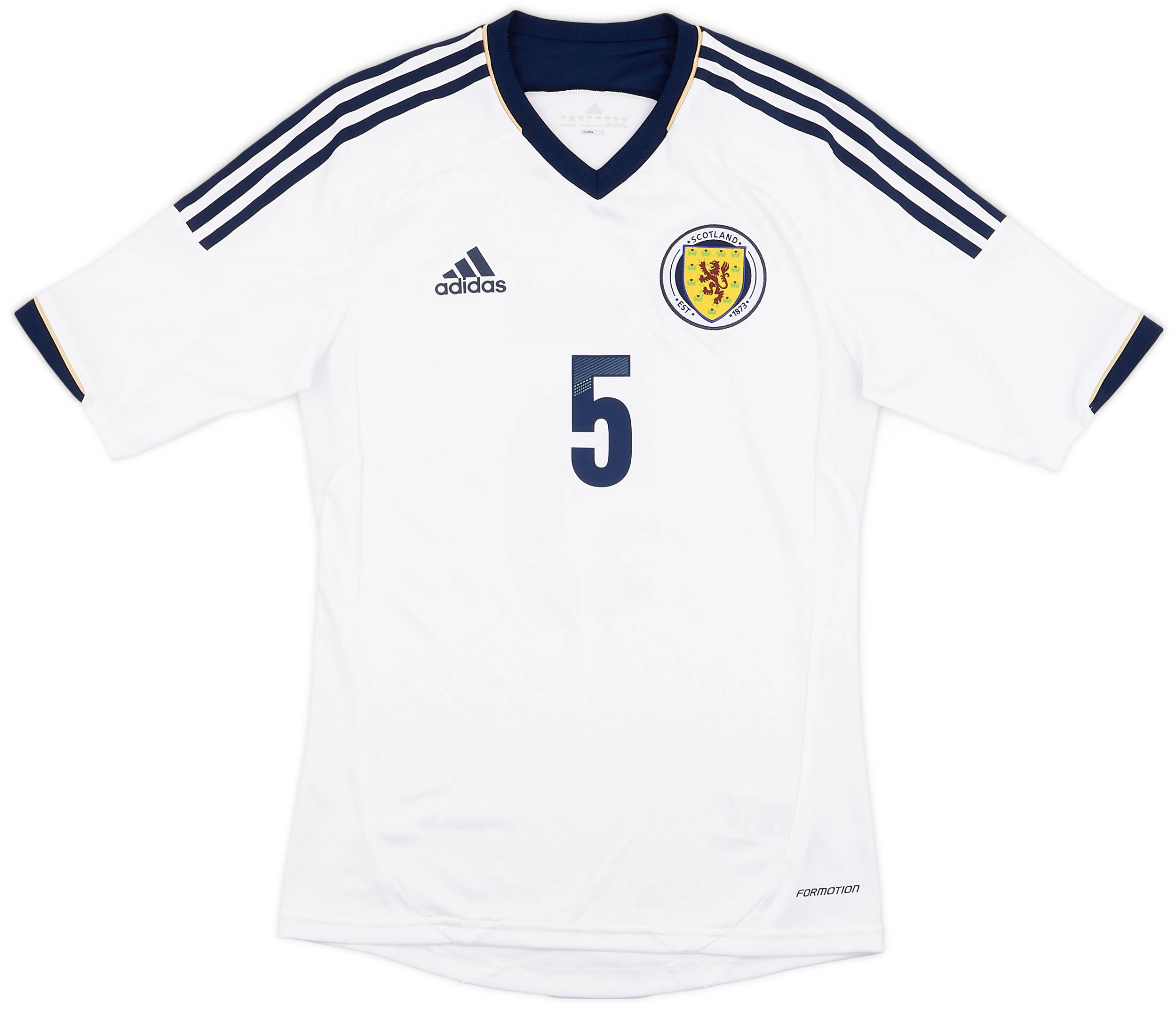 2012-14 Scotland Authentic Away Shirt #5 - 9/10 - (S)