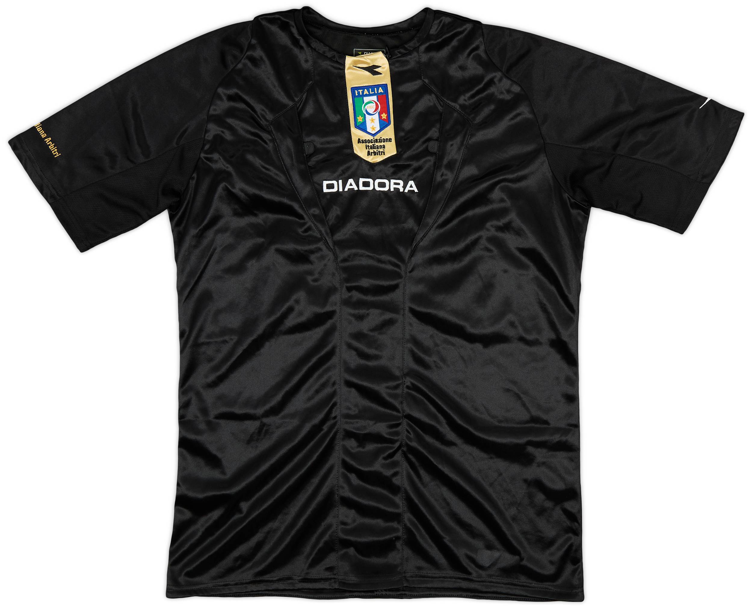 2007-09 Italy Diadora Official Issue Referee Shirt Stefanini - 9/10 - (M)